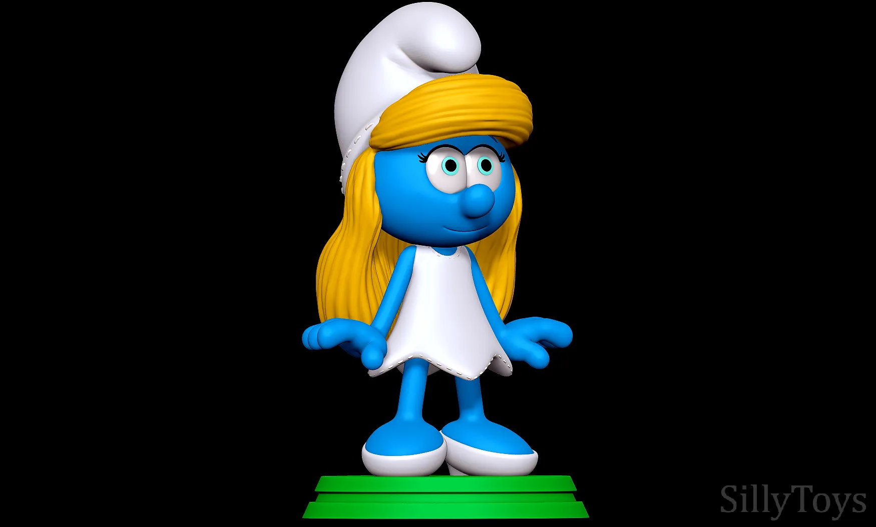 Characters & Creatures STL Download - Smurfette - Smurfsby SillyToys