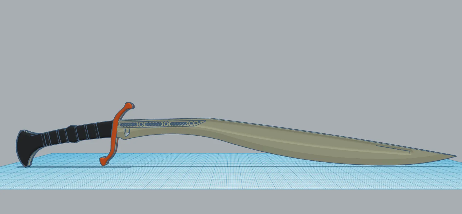 28 Inch Chitlangi Talwar Sword | 3D models download | Creality Cloud