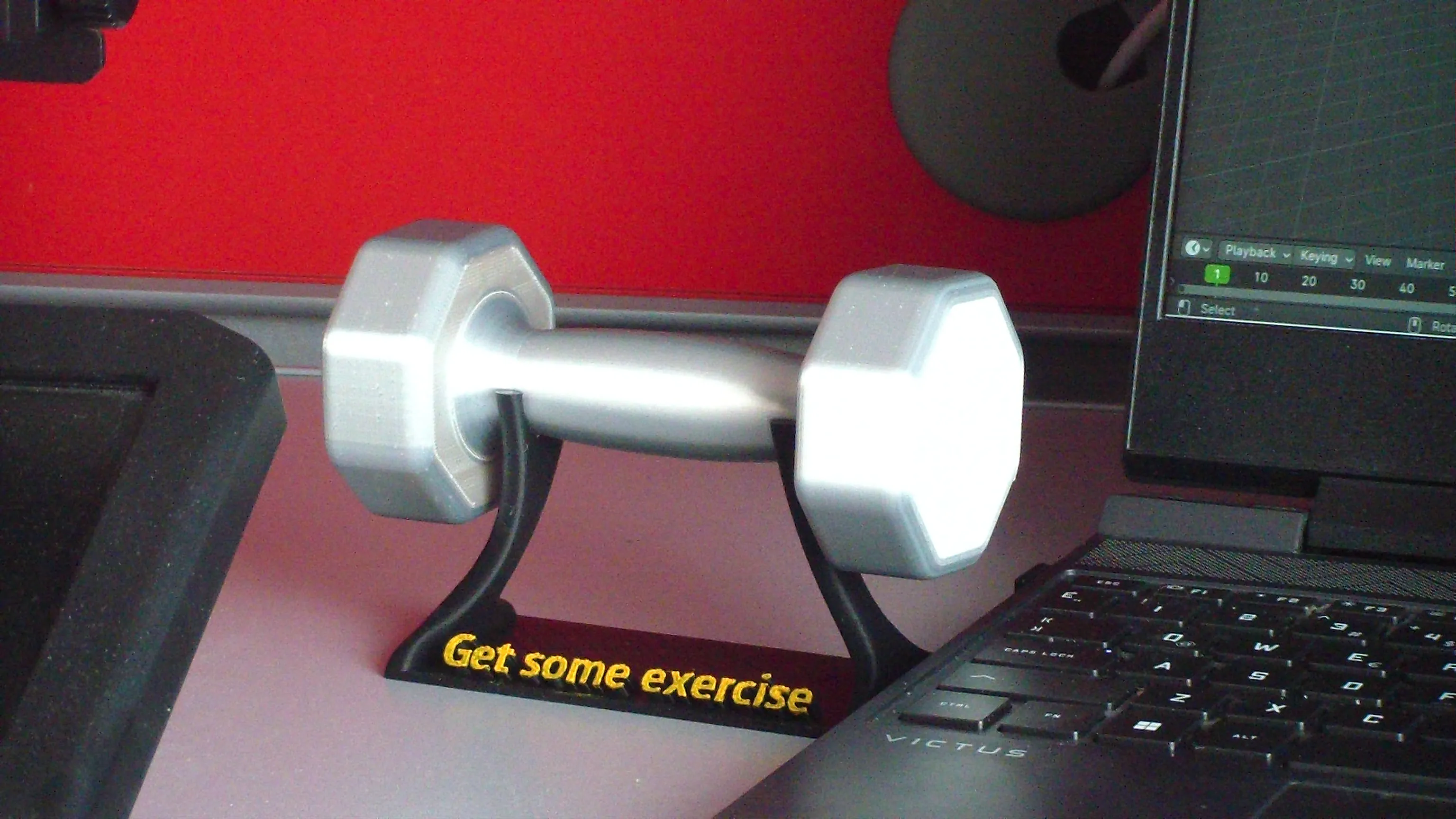 Sports & Exercise Equipment STL Download - Exercise Reminderby 3dhoome