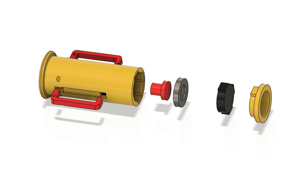 Glitter gun | Glitter blaster | 3D models download | Creality Cloud