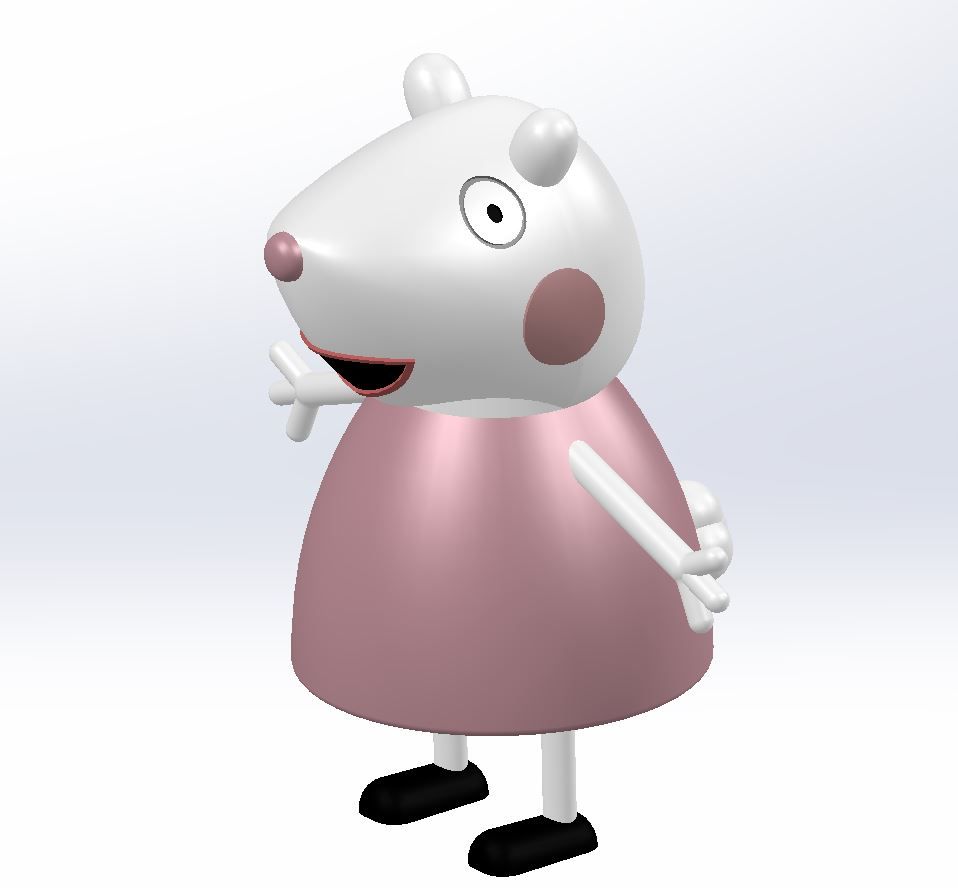 Suzy Sheep, Peppa's friend | 3D models download | Creality Cloud