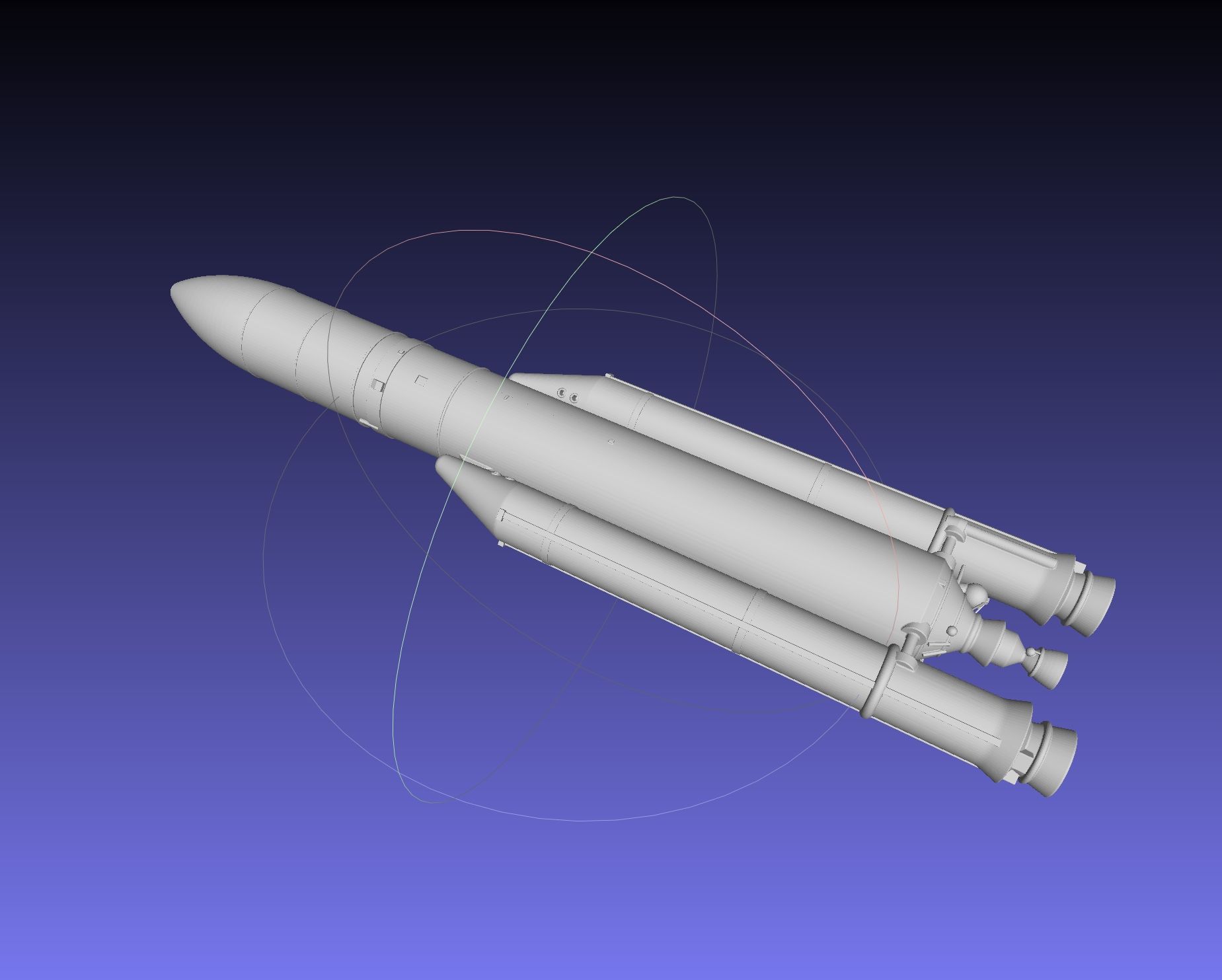 Ariane 5 Rocket Printable Miniature | 3D models download | Creality Cloud