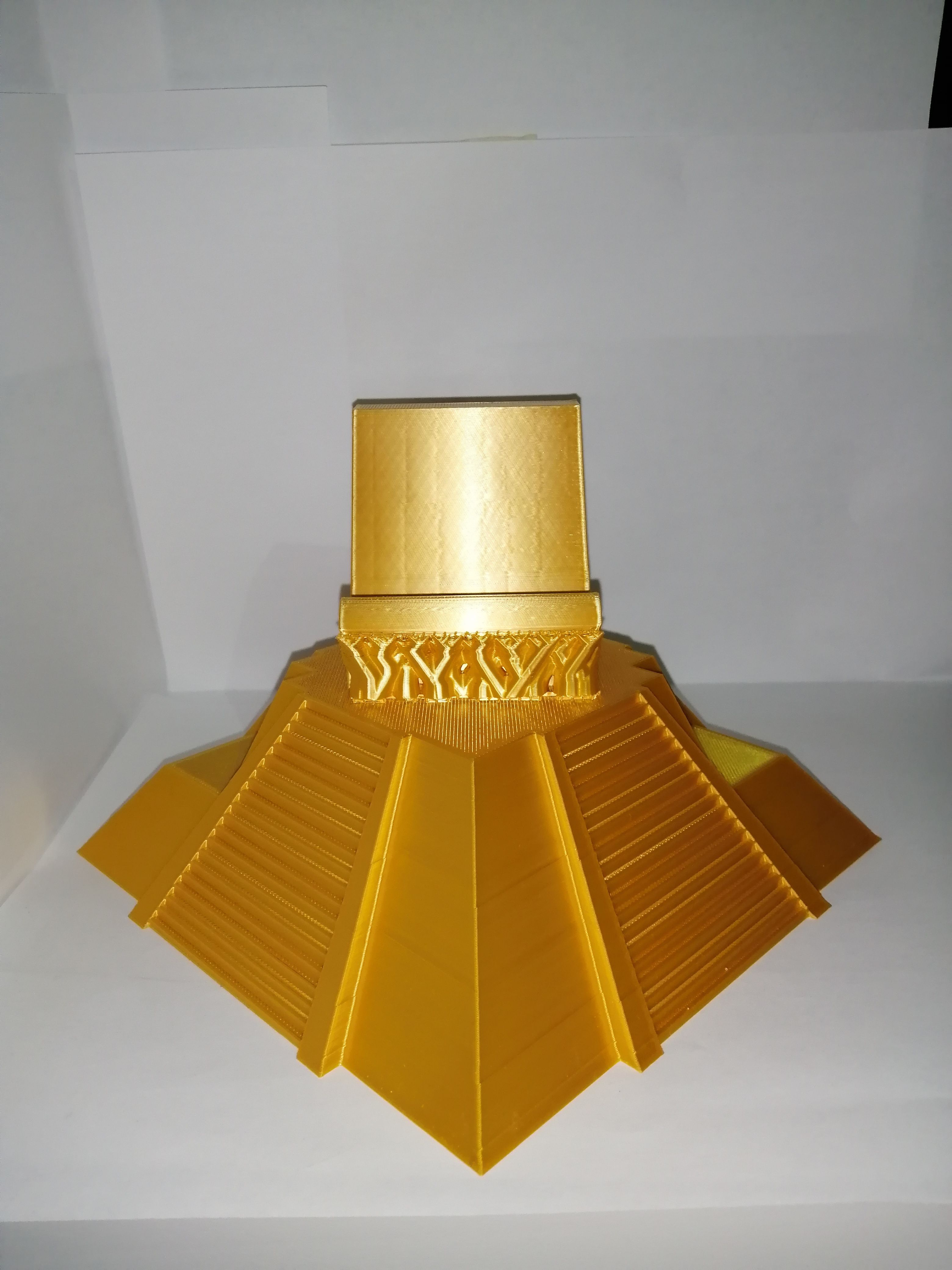 Aztec Pyramid Controller Holder | 3D models download | Creality Cloud