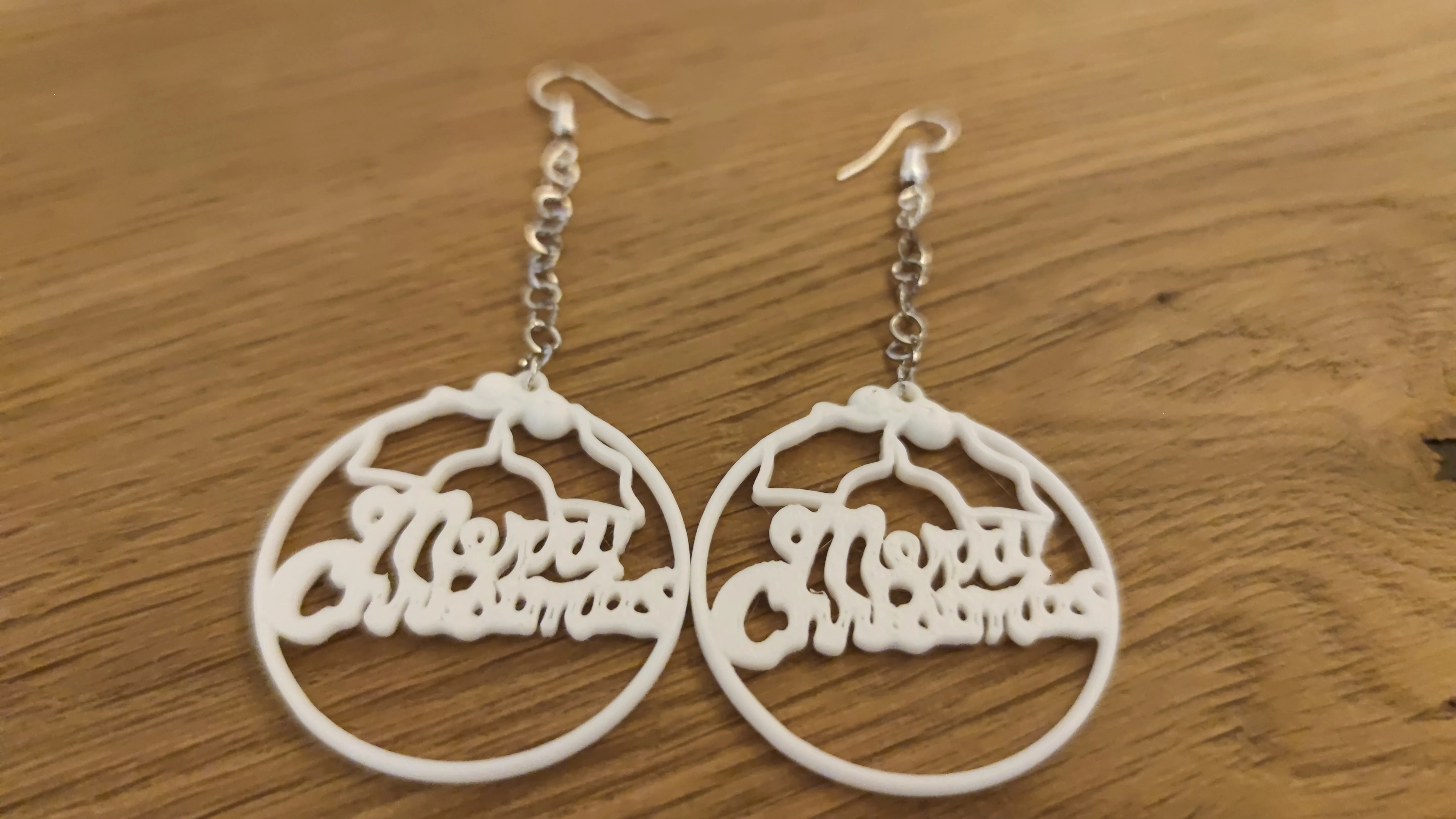Earrings Merry Christmas | 3D models download | Creality Cloud