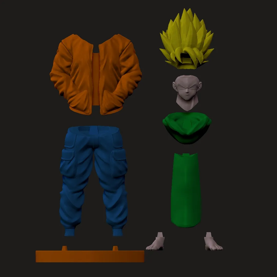 Characters & Creatures STL Download - GOKU STREETby MirDraft