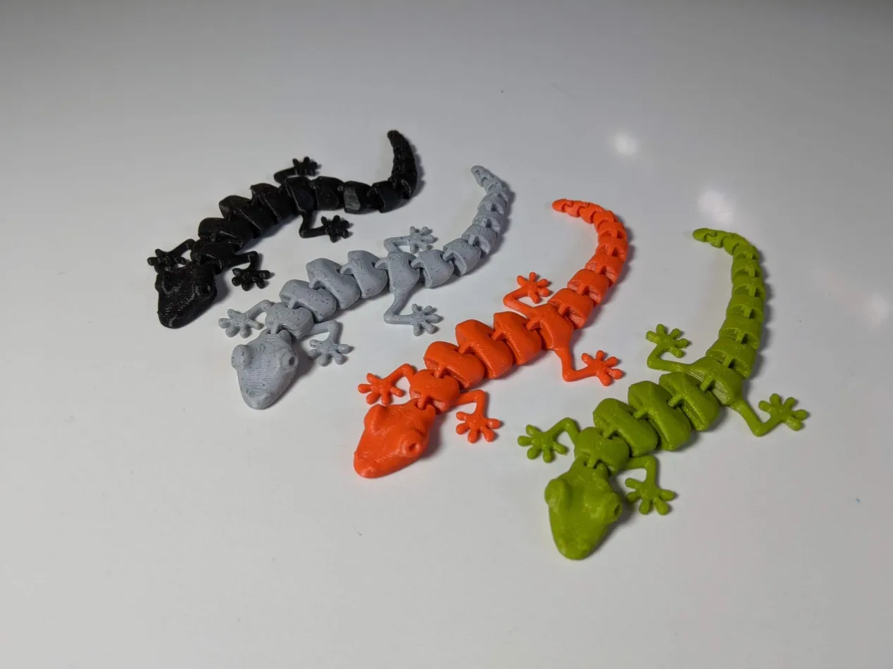 3D Printer Files | 3MF File | NEW! ARTICULATED FLEXI LIZARD | Creality ...