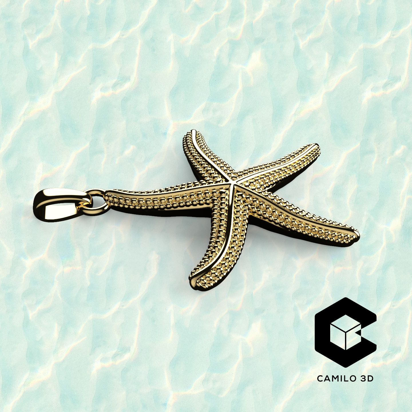 Starfish Pendant | 3D models download | Creality Cloud