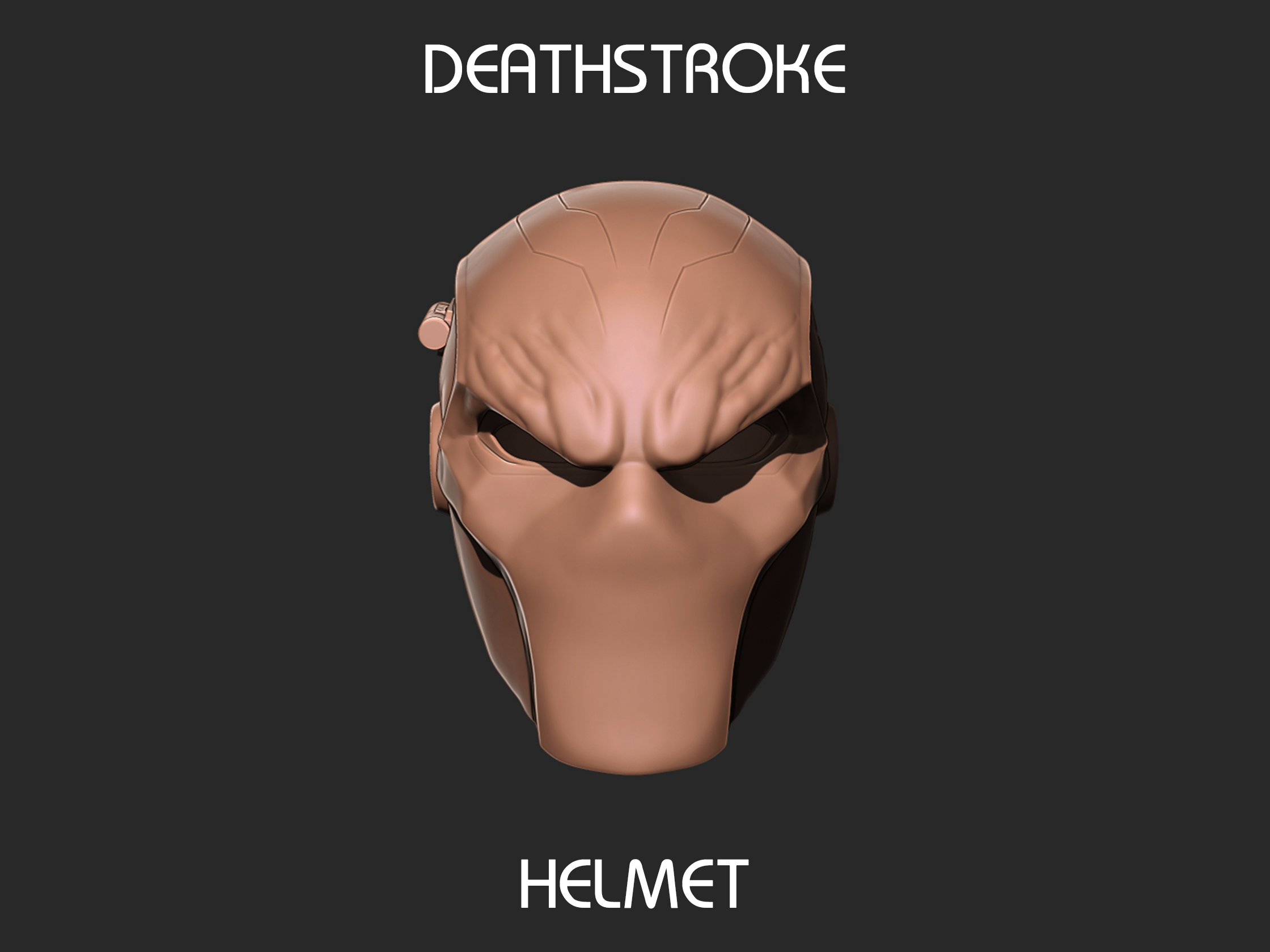 Deathstroke Helmet 3d print model | 3D models download | Creality Cloud