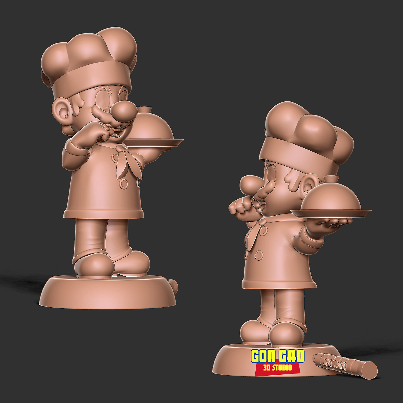 Chef Mario | 3D models download | Creality Cloud