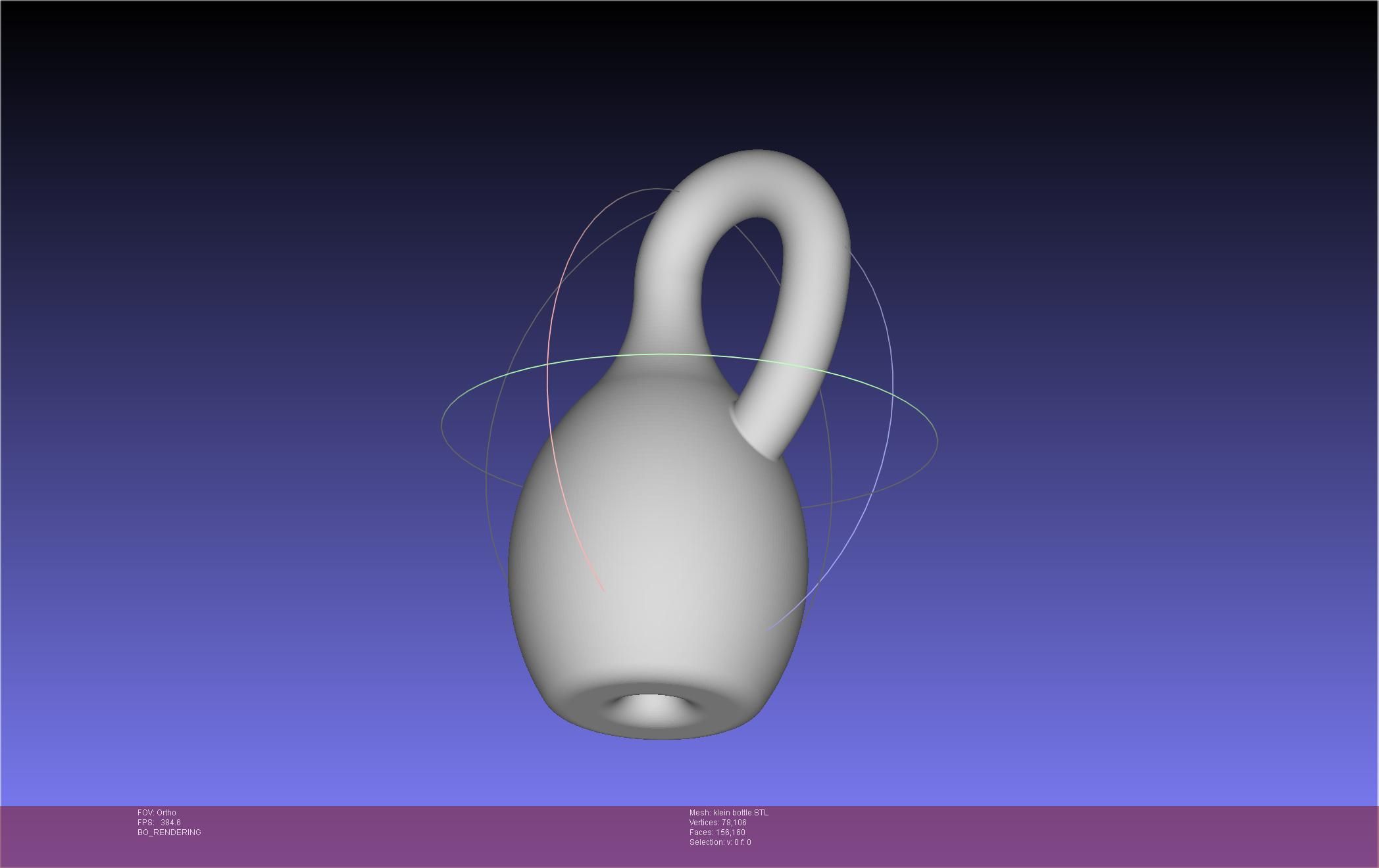 Basic Klein Bottle Printable Model | 3D models download | Creality Cloud