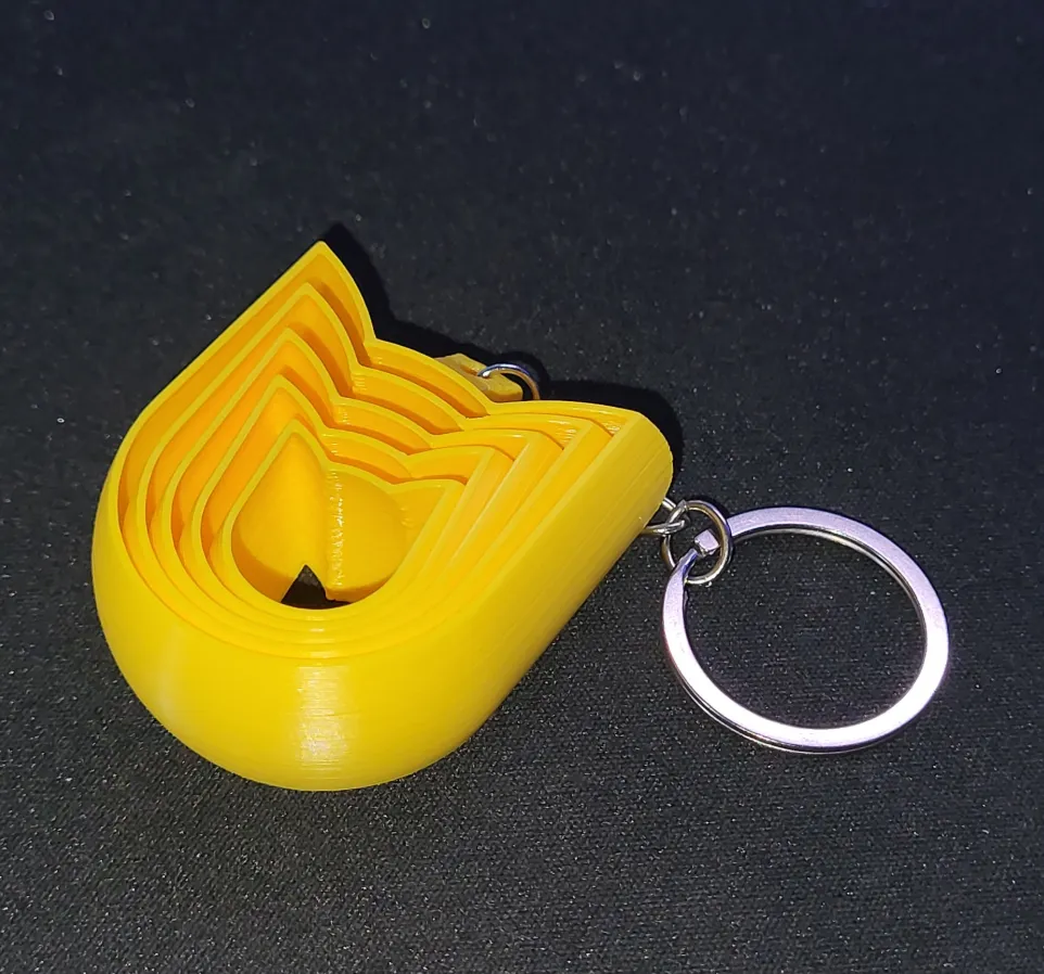 3D Printer Files | 3MF File | Kitty Fidget Charm Keychain | Creality Cloud
