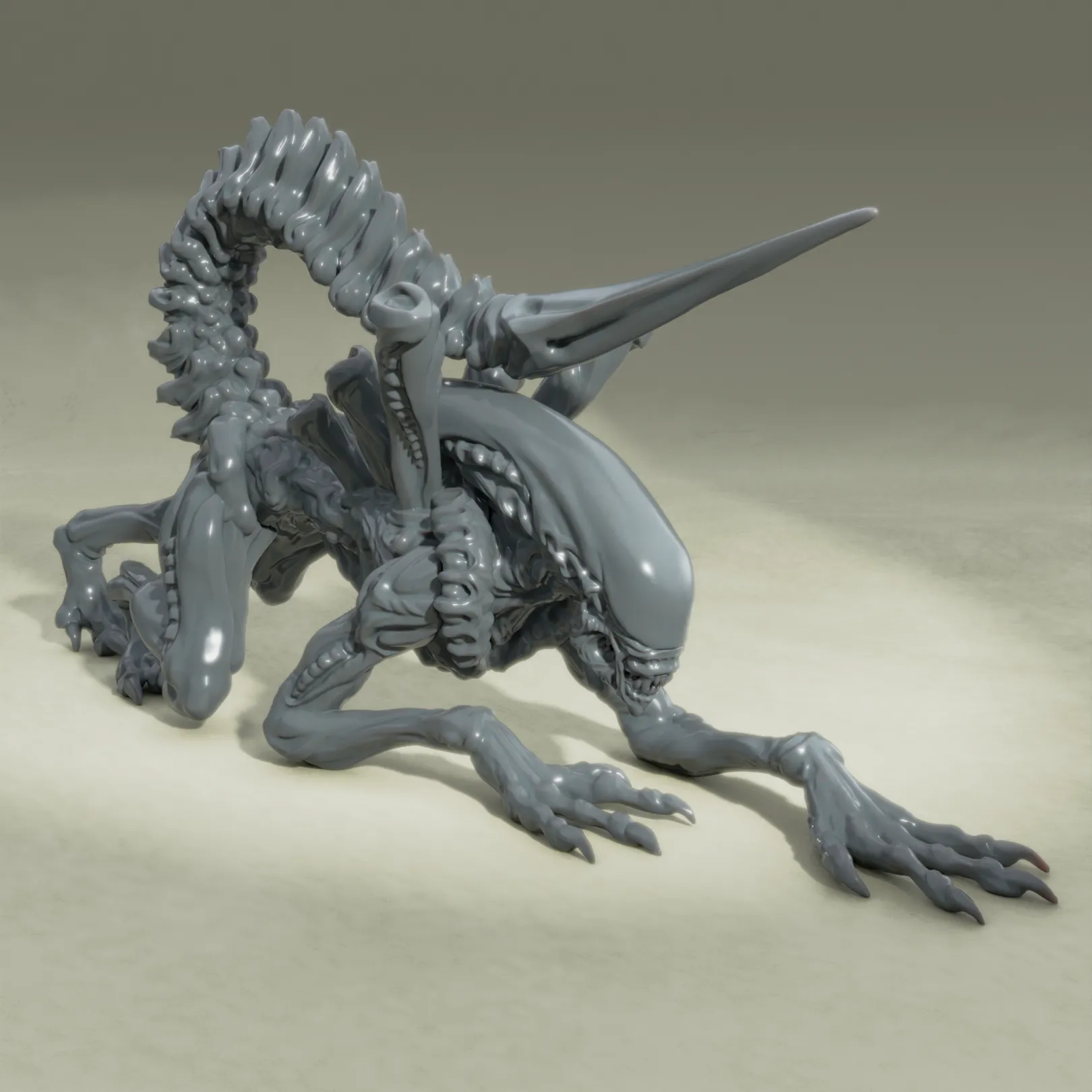 3D Printer Files | 3MF File | Alien Xenomorph Figure - Sci-Fi ...