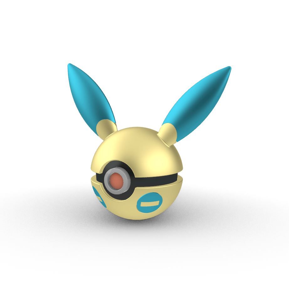 Pokeball 312 Minun | 3D models download | Creality Cloud