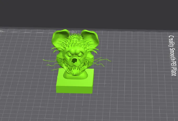 3D Printer Files | 3MF File | Psycho Mouse Head | Creality Cloud