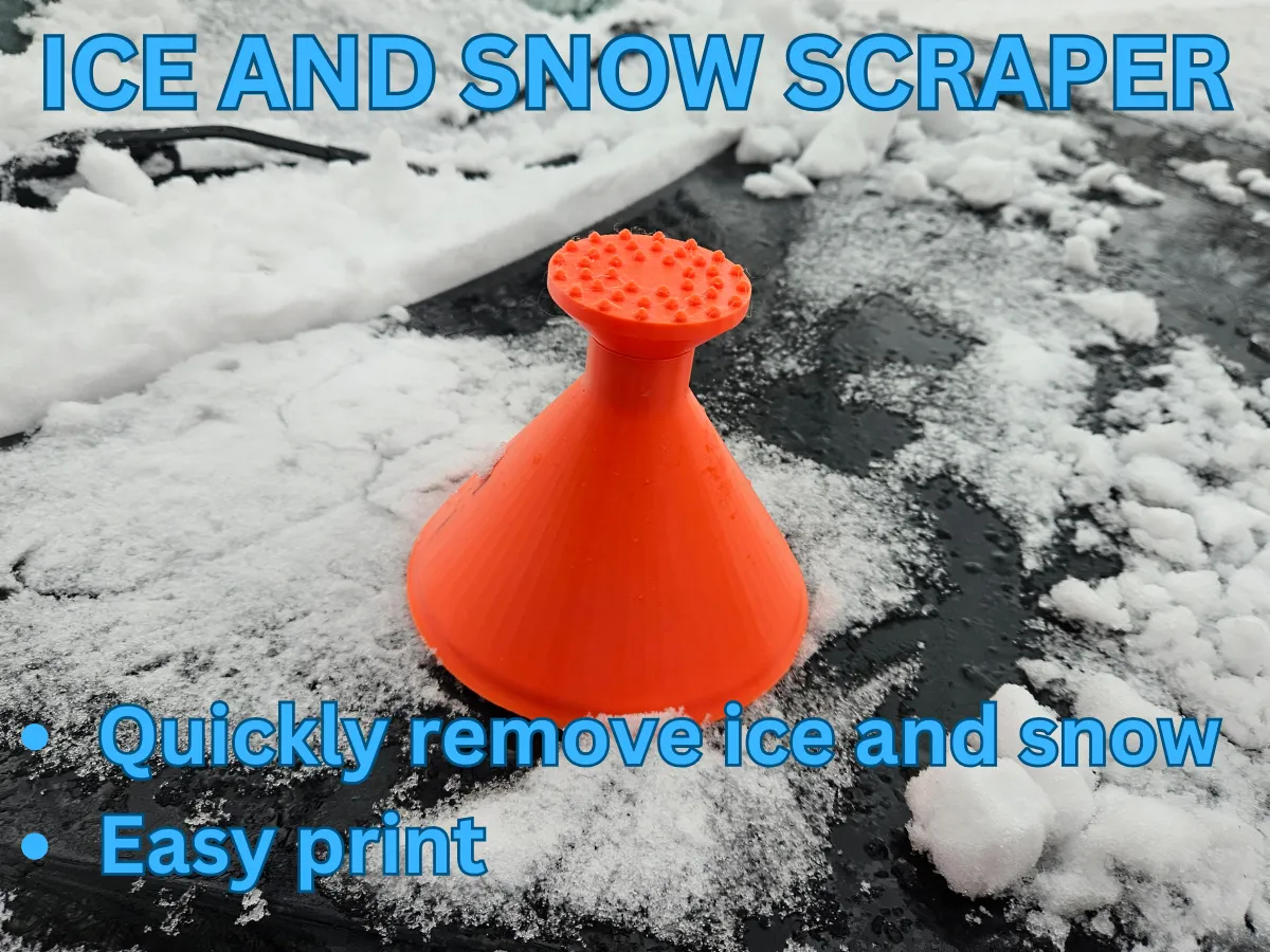 3D Printer Files | 3MF File | SNOW AND ICE SCRAPER | Creality Cloud