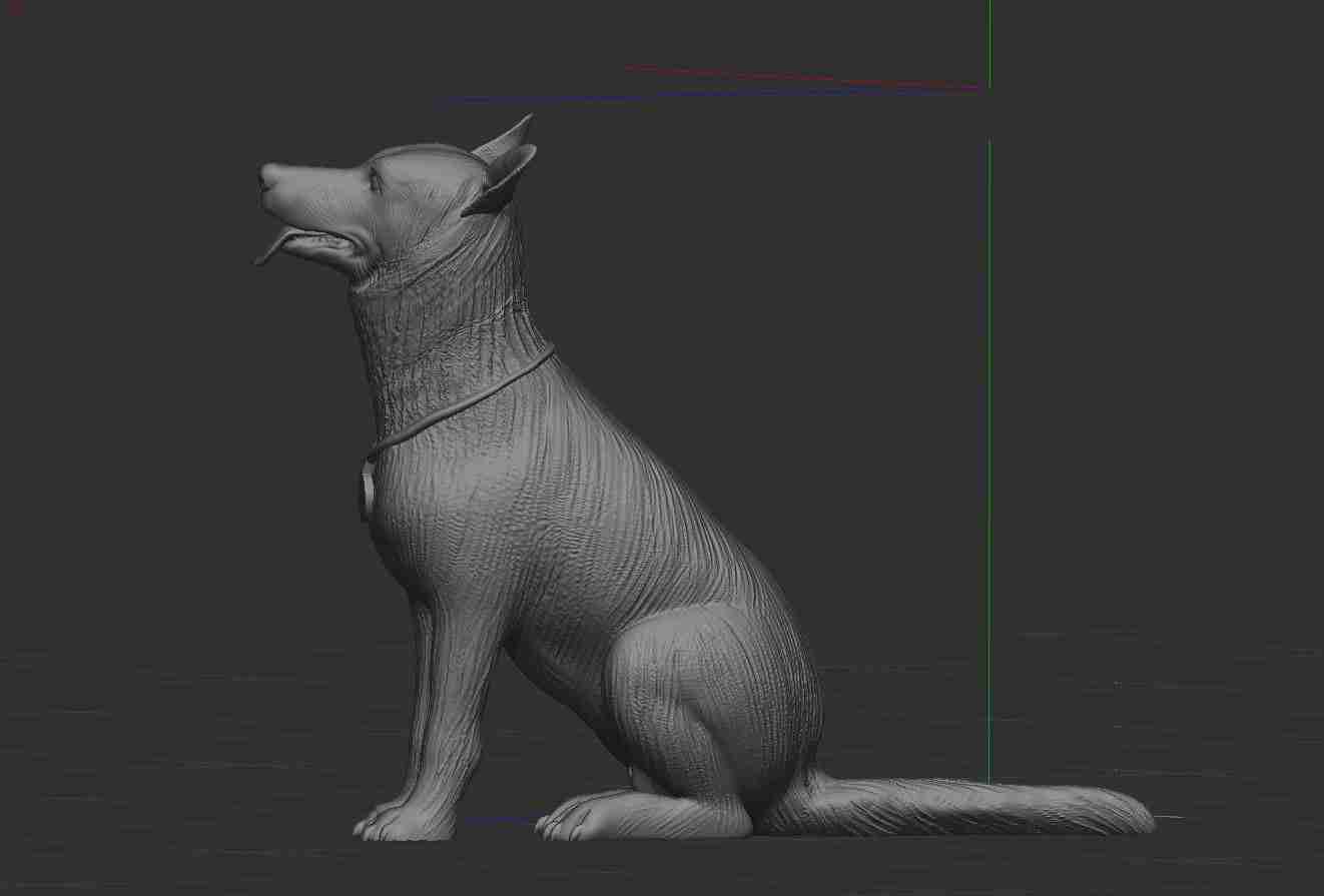 jarman safed dog 3D print model | 3D models download | Creality Cloud