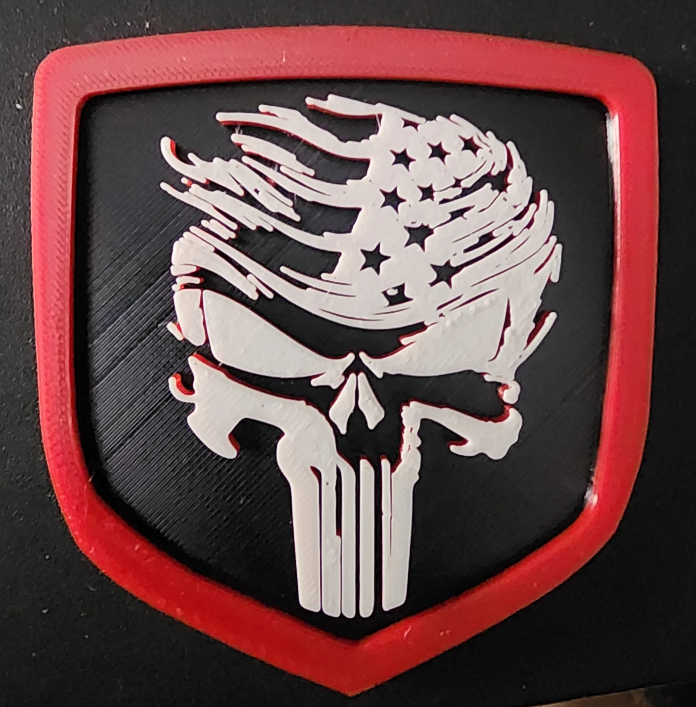3D Printer Files | 3MF File | Punisher Trump Dodge Ram Emblem ...