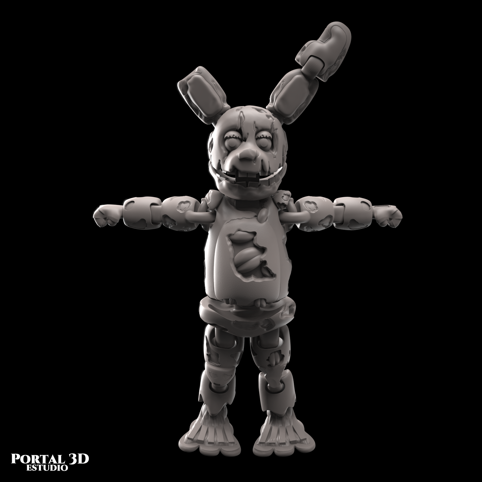 SPRINGTRAP PRINT-IN-PLACE WITHOUT SUPPORT | 3D models download ...
