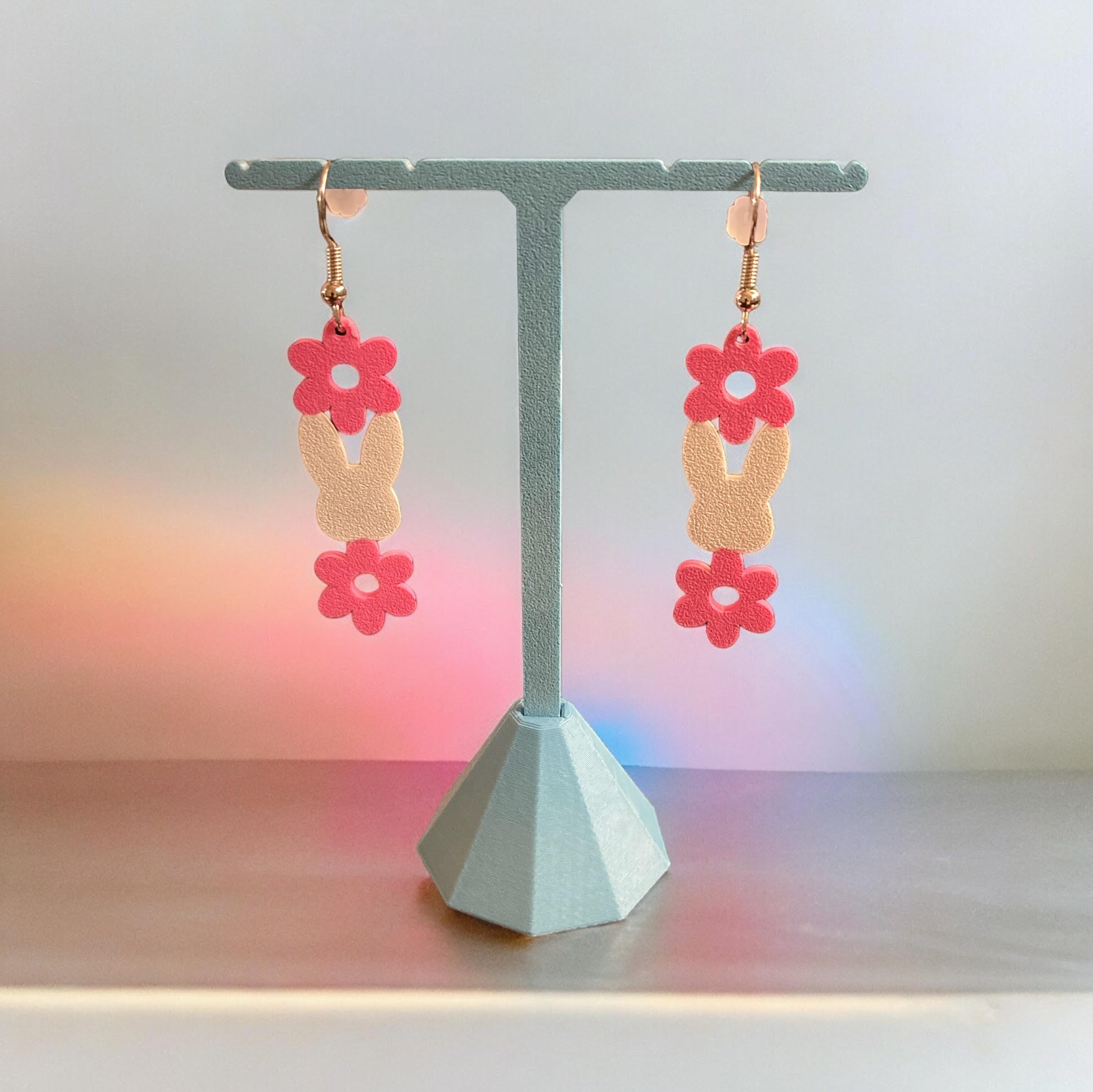 Spring Rabbit Earrings | 3D models download | Creality Cloud