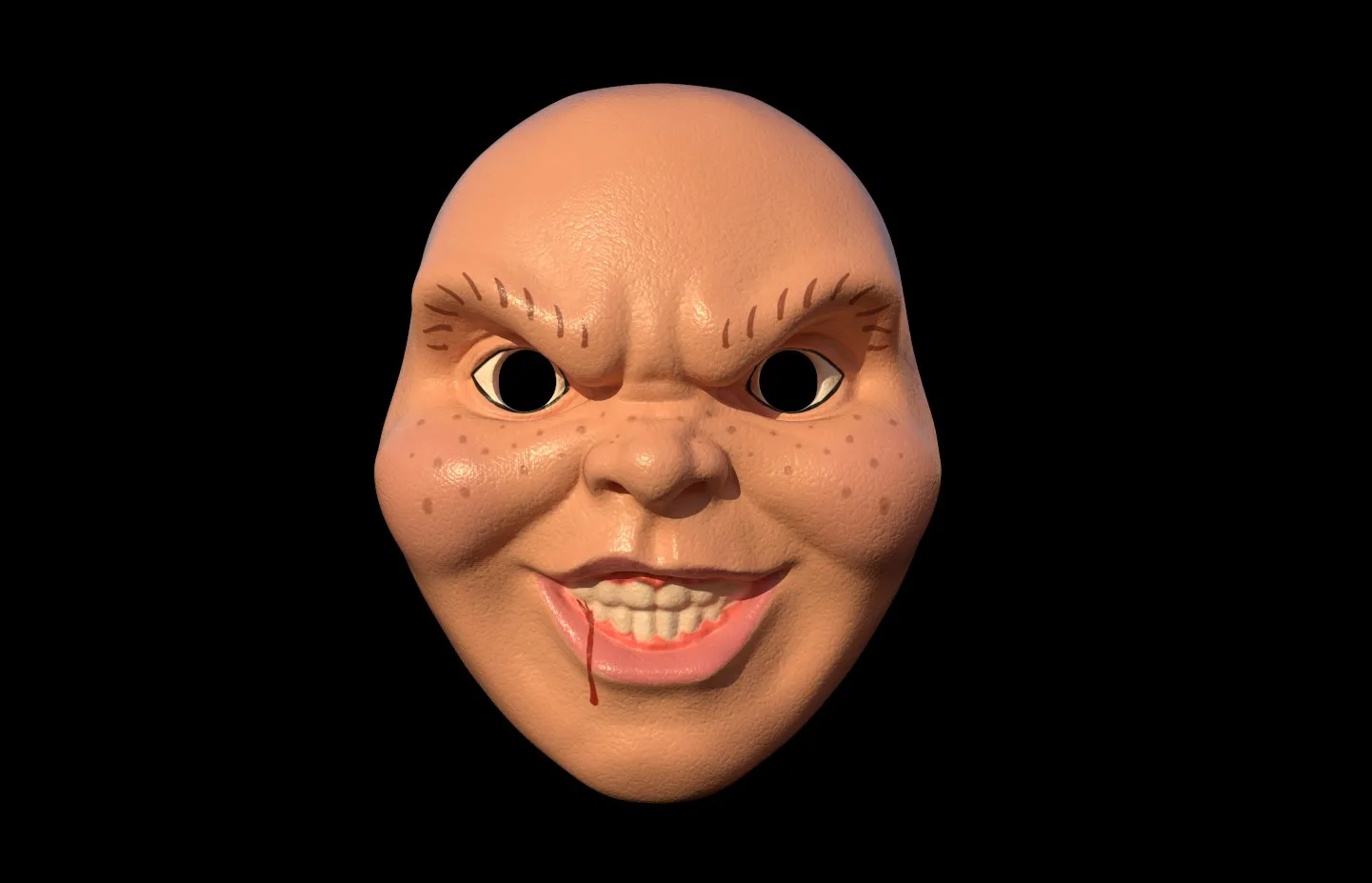 Cosplay STL Download - Chucky Halloween Mask 3d digital downloadby ...