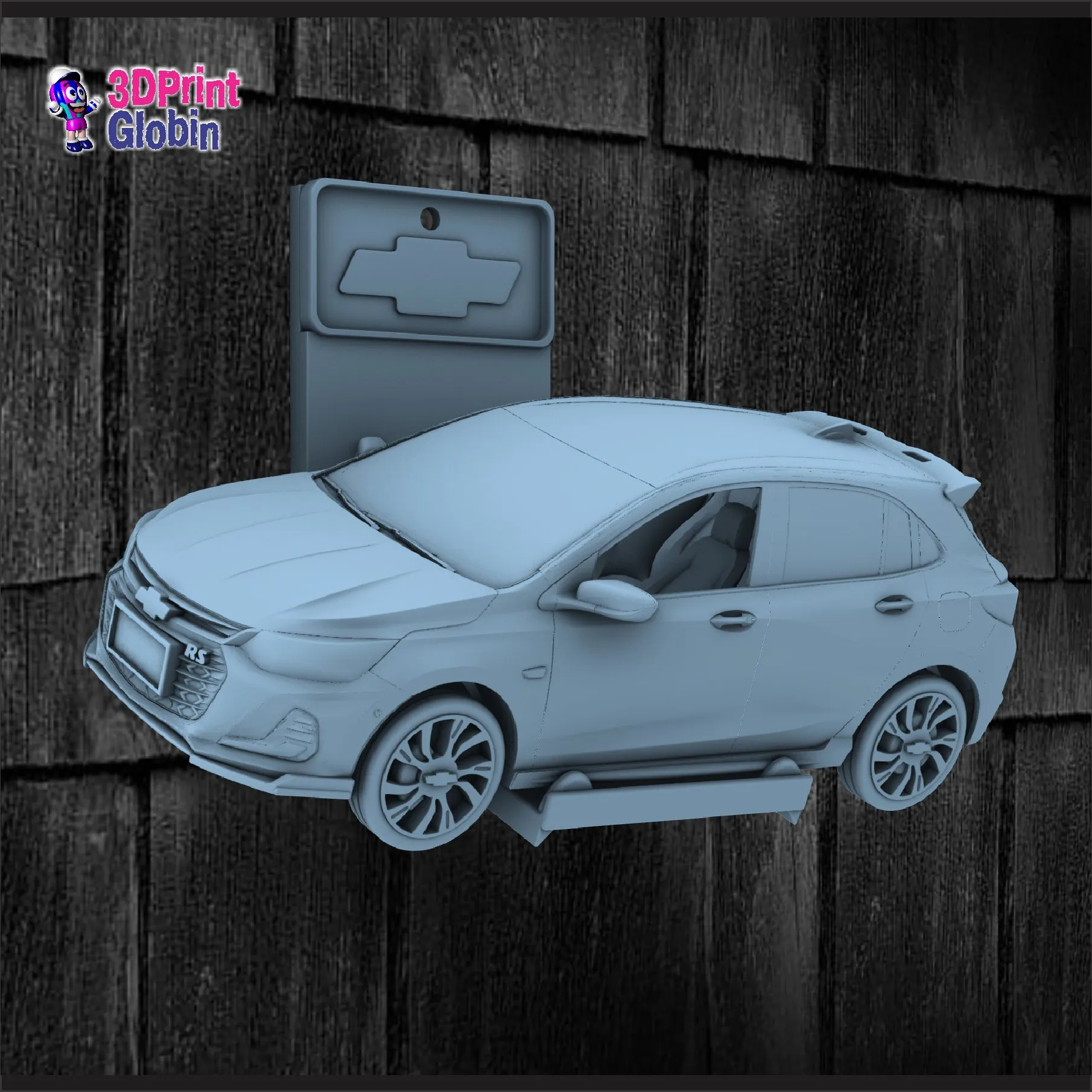 Other STL Download - Chevrolet Onix RS Turbo - Incluye Soporte de ...