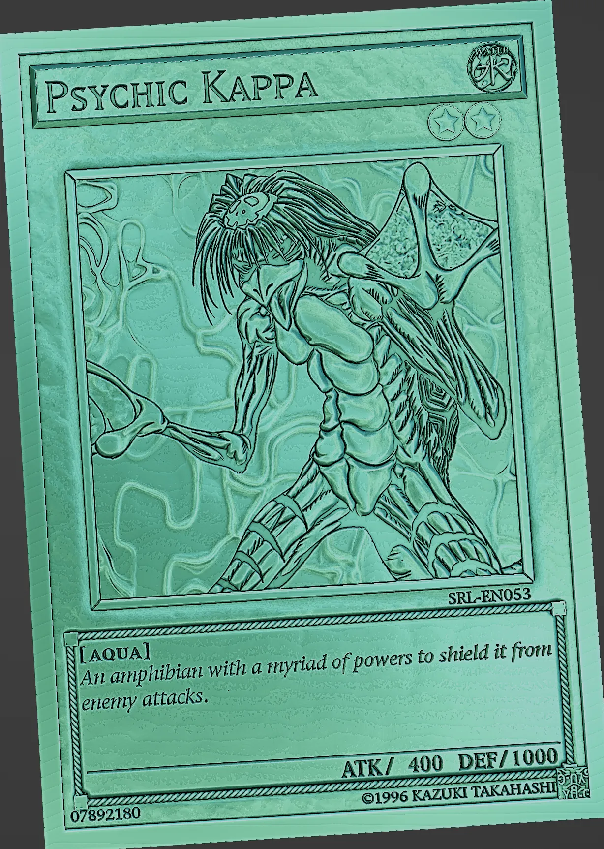 Other STL Download - Psychic Kappa - yu-gi-oh!by Wsonuchiha3D