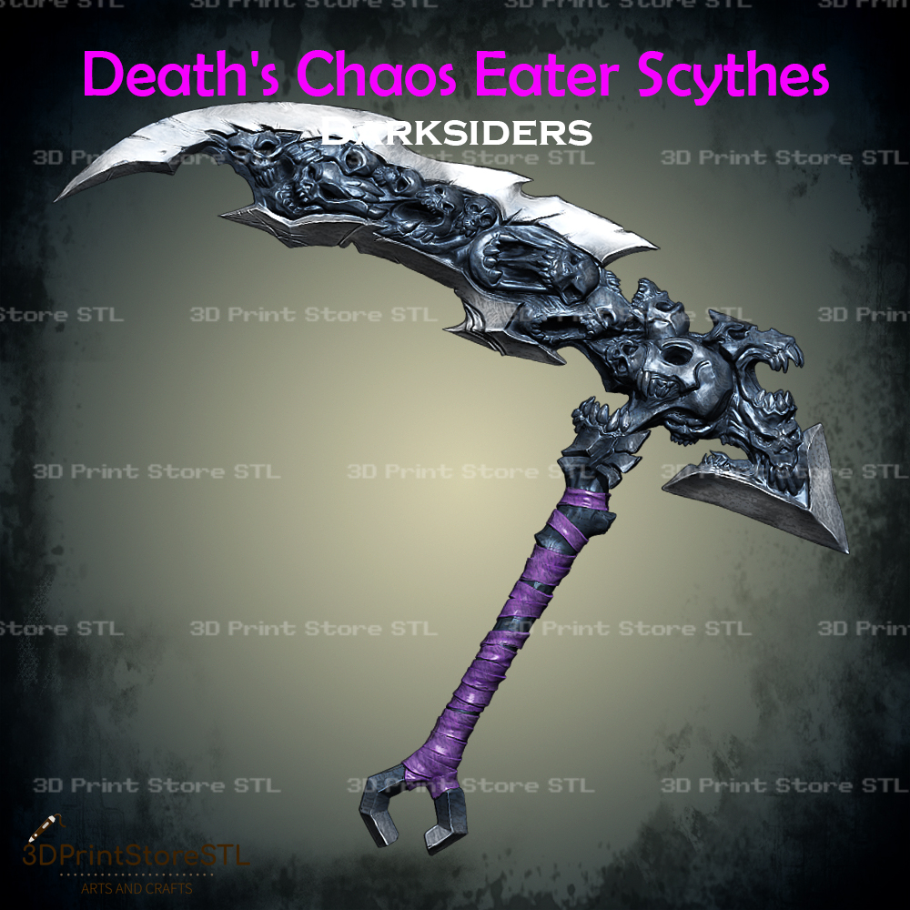 Death Chaos Fang Scythe Cosplay Darksiders - STL File | 3D models ...