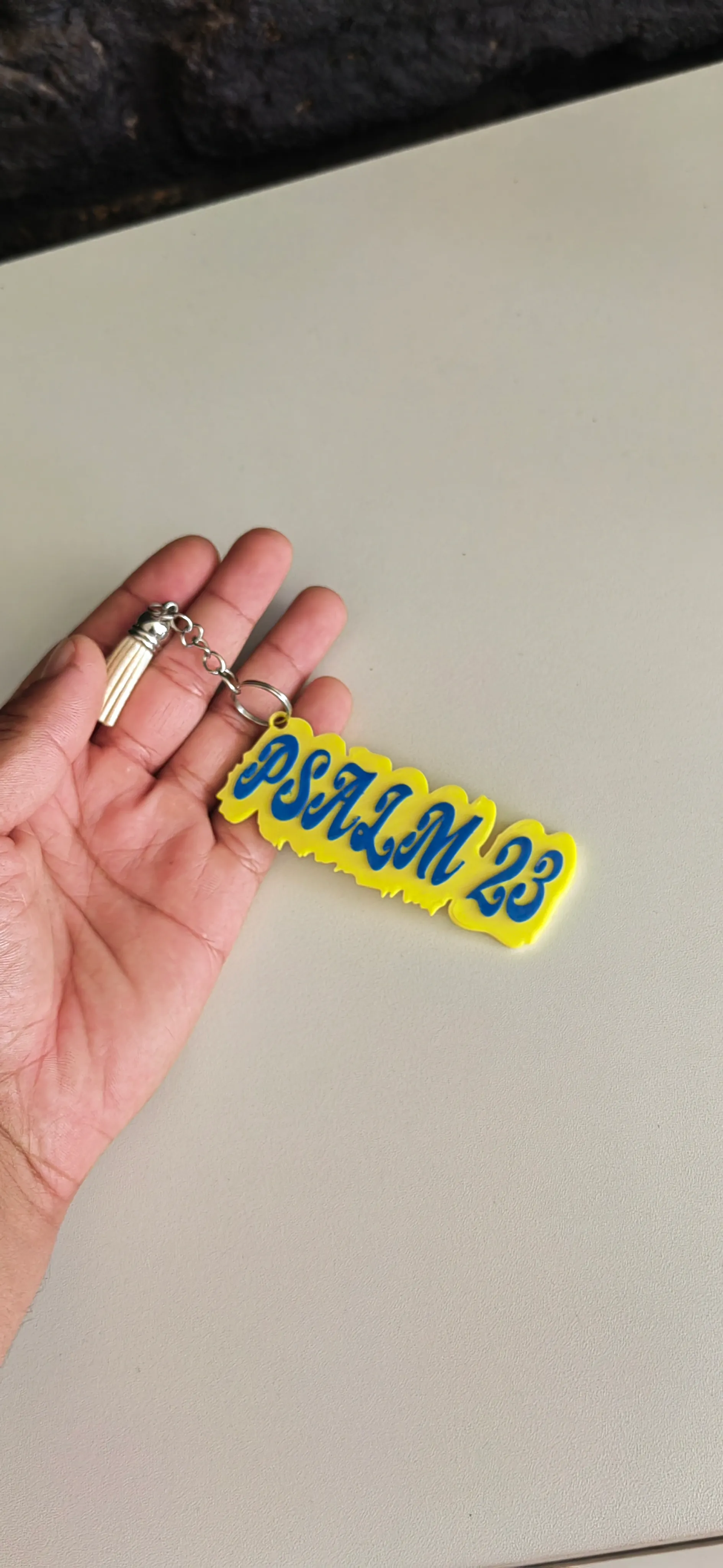 Personal Accessories STL Download - Psalm 23 3D-Printed Keyring – A ...
