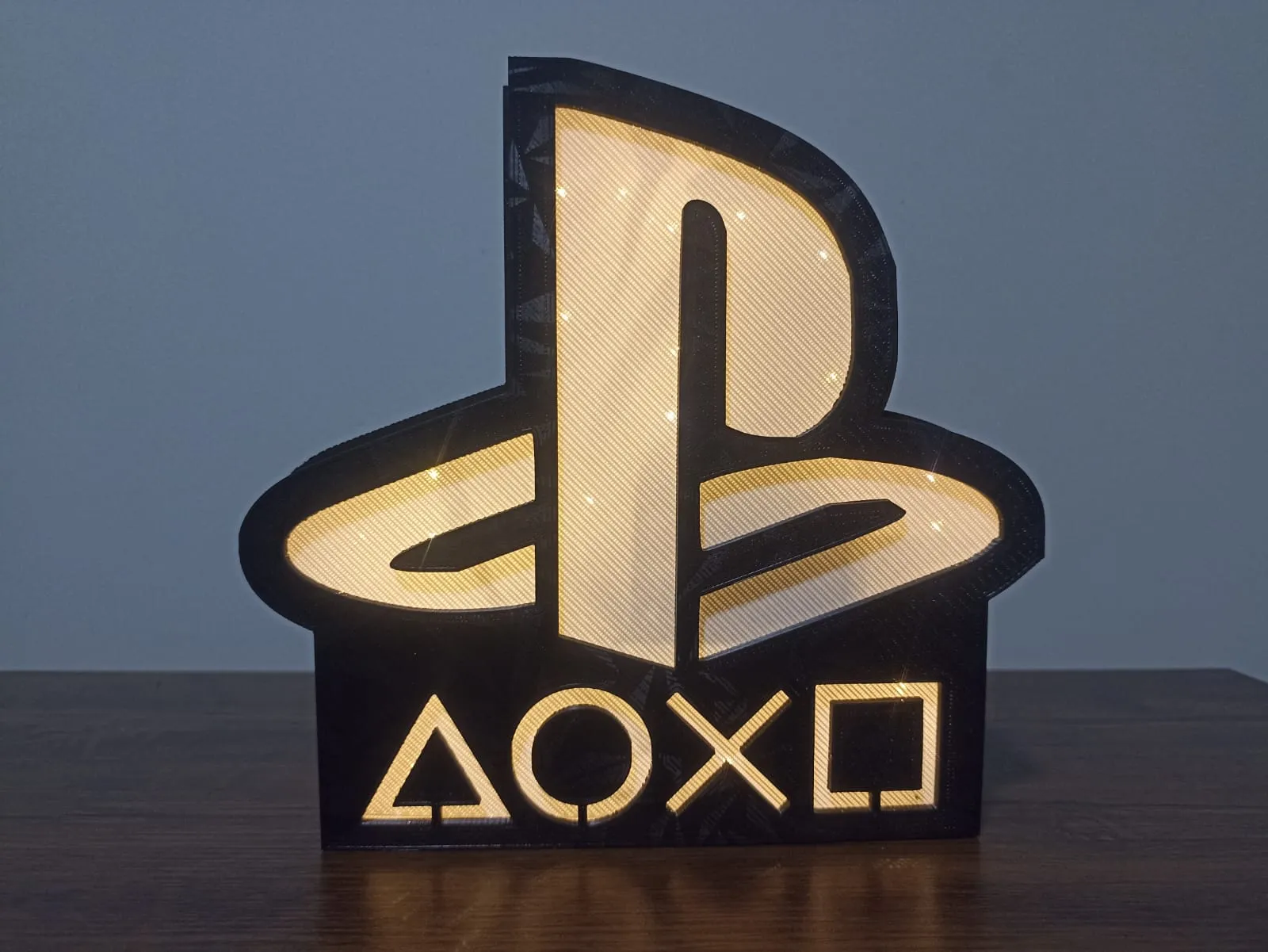 Home Decorations & Ornaments STL Download - PlayStation Led Lightboxby ...