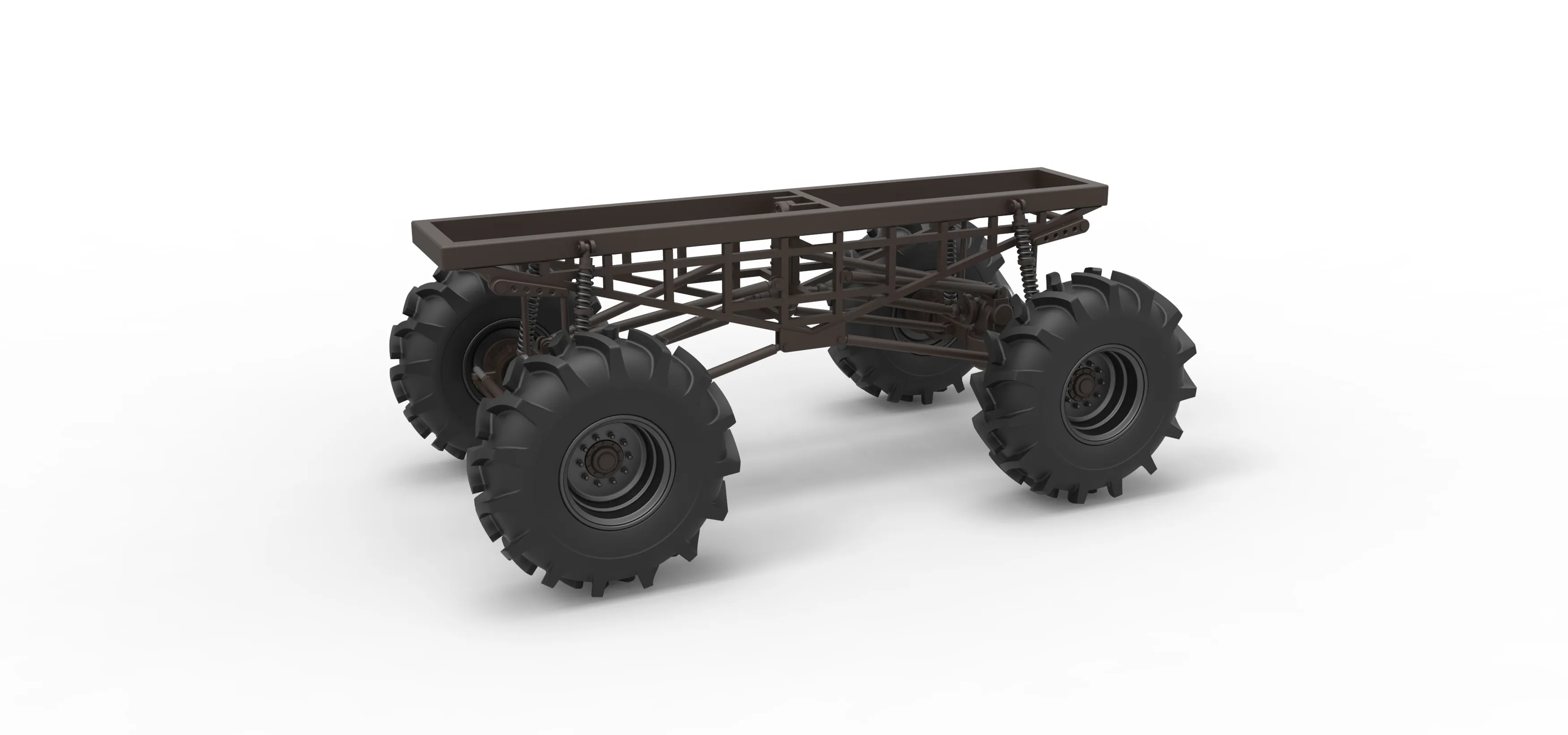 Other STL Download - Chassis of Redneck Rave Mud truck Scale 1:25by ...