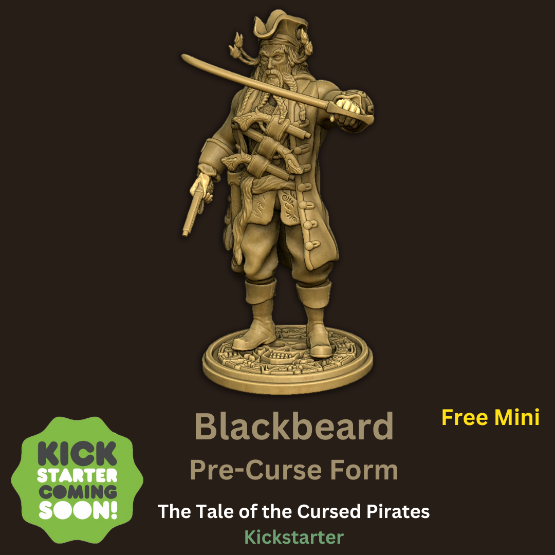 Blackbeard Pirate - Pre-Curse Form | 3D models download | Creality Cloud
