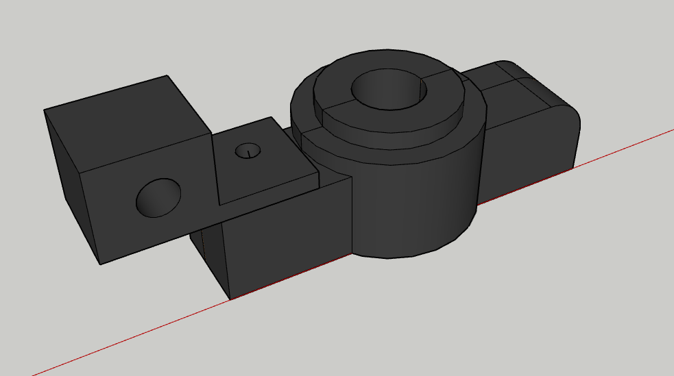20 mm Pipe, Saddle Clamp (for Attachments), dualAxis.Install | 3D ...