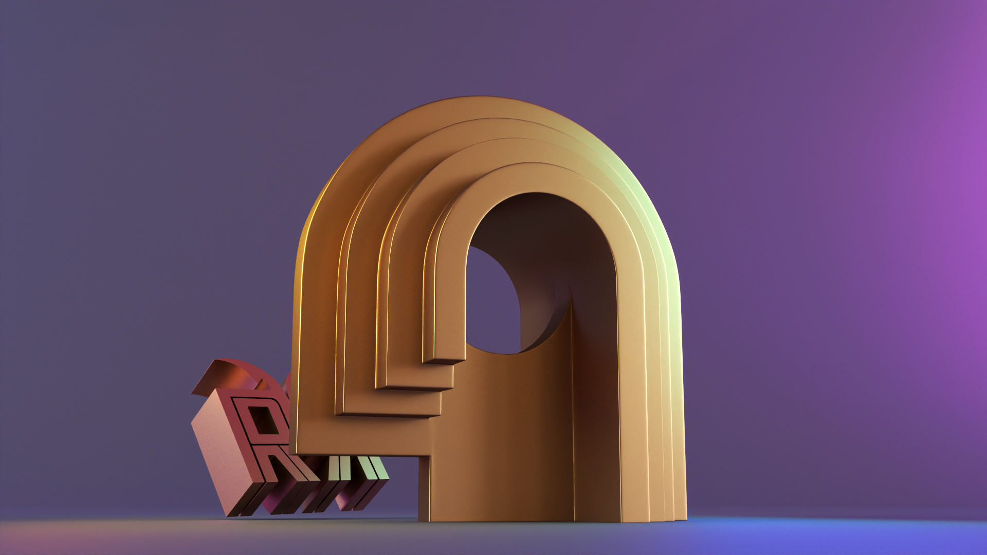 Arch form desktop decor object | 3D models download | Creality Cloud