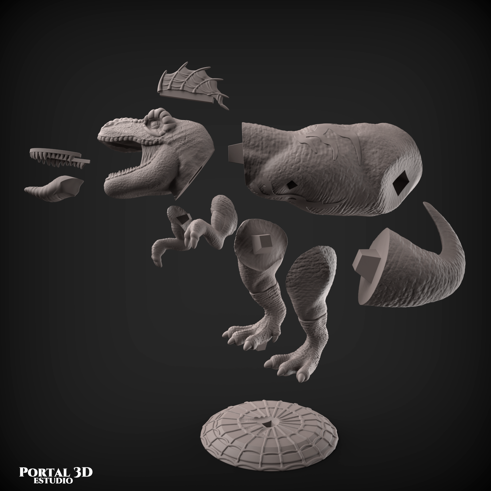 Spiderman - T-rex | 3D models download | Creality Cloud