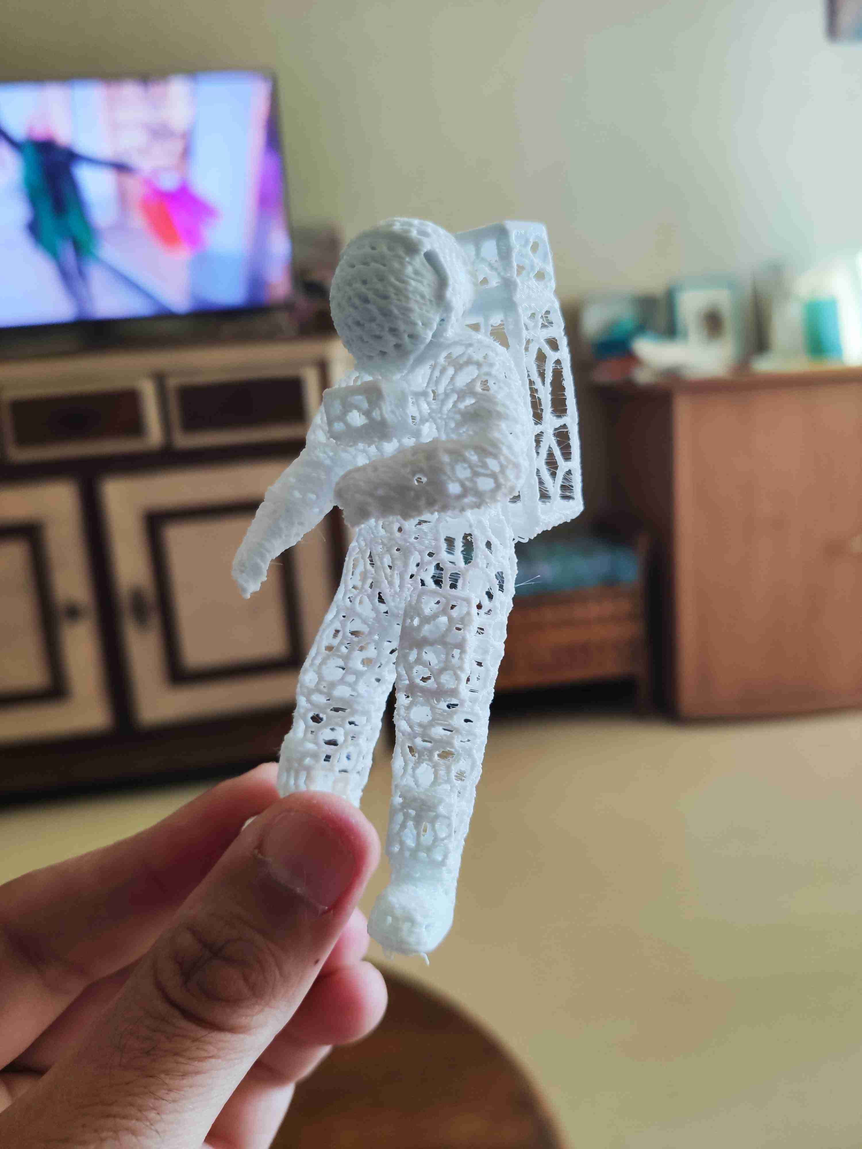 Spaceman Voronoi | 3D models download | Creality Cloud