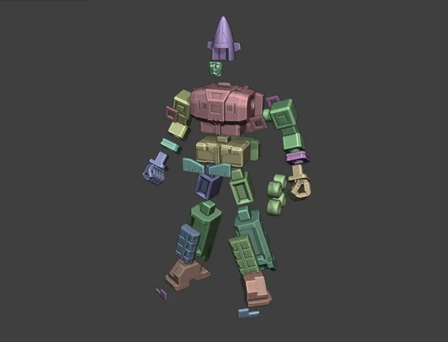 Characters & Creatures STL Download - Super Sentai Goggle V Robo Statue ...
