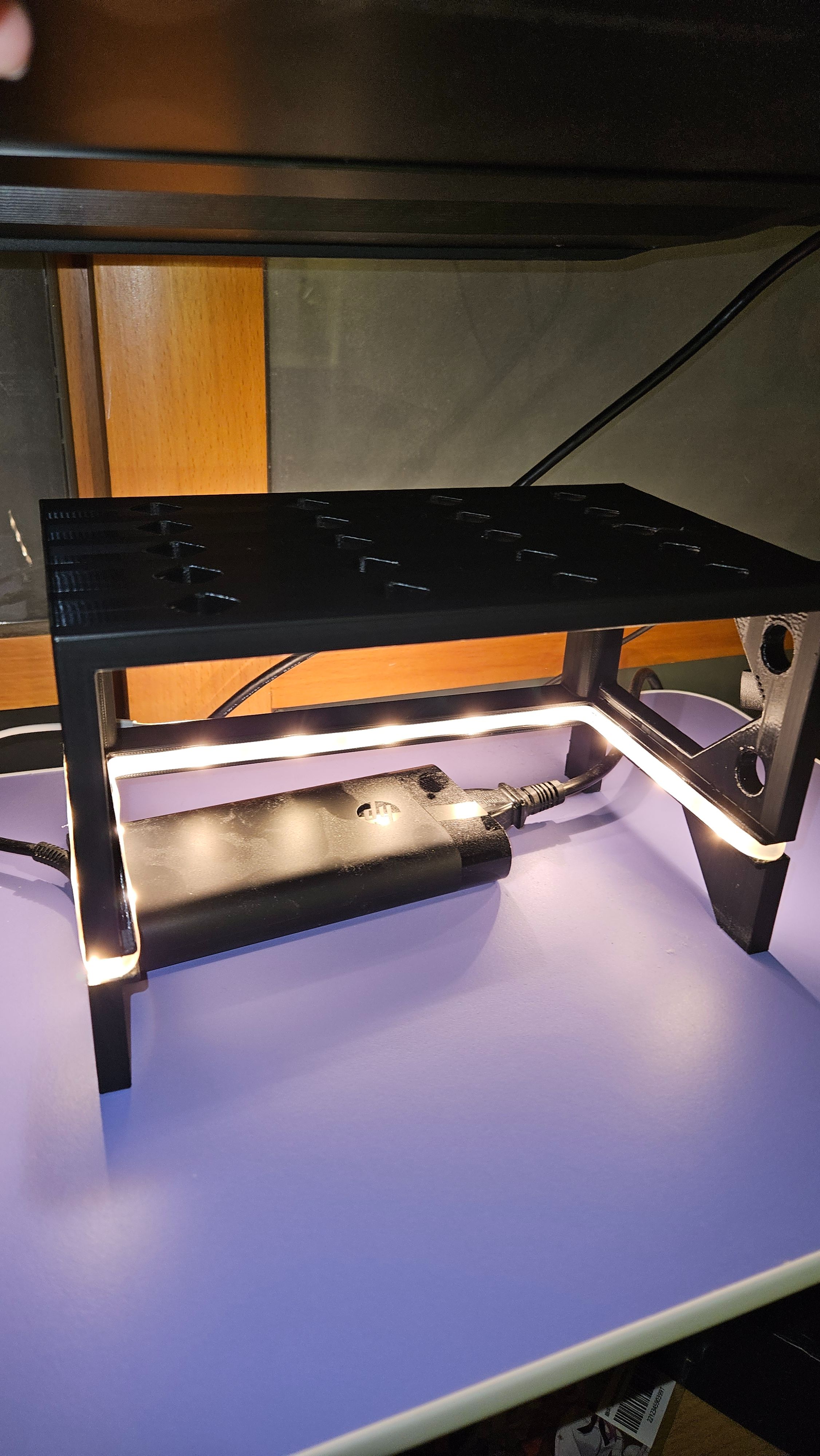 MULTIFUNCTION STANDS WITH STORAGE AND LED LIGHT STRIP | 3D models ...