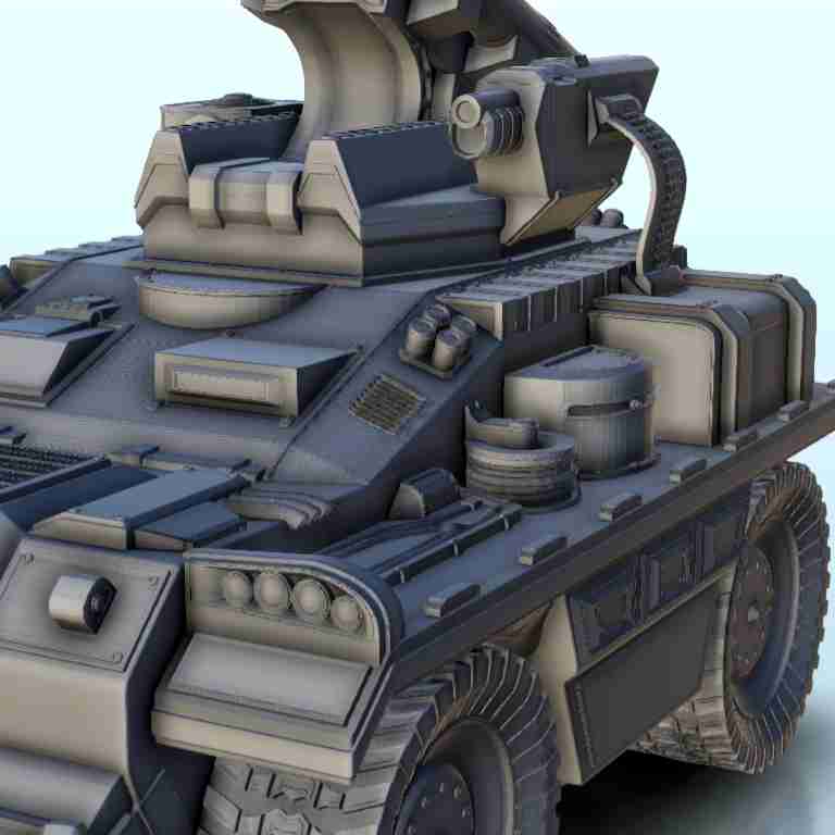 SF missile-launcher on wheels 30 - sci-fi science fiction fu | 3D ...