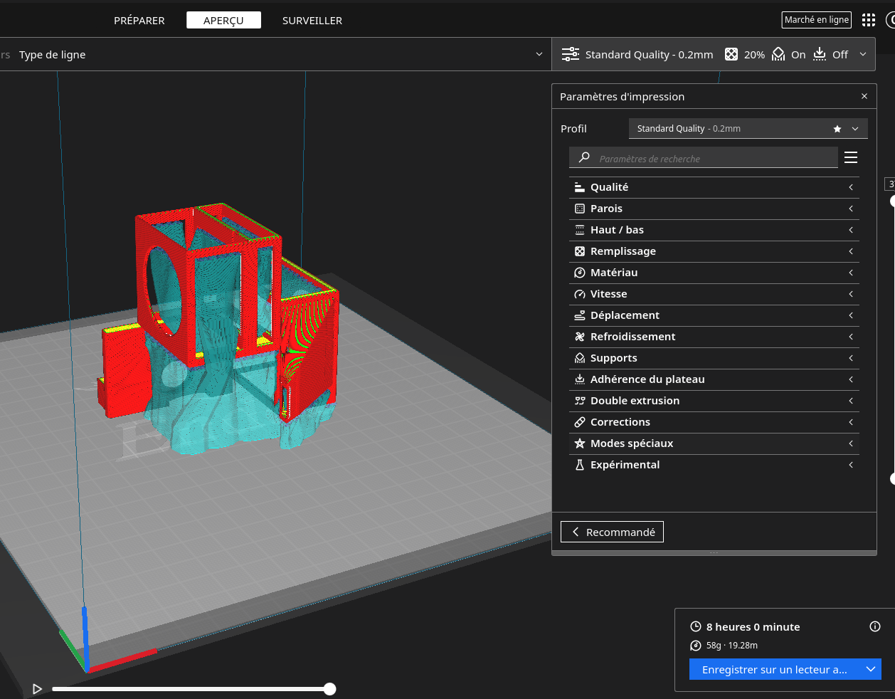 Ender3V2 - Combo Creality Spider head / mini-Sherpa extruder | 3D ...