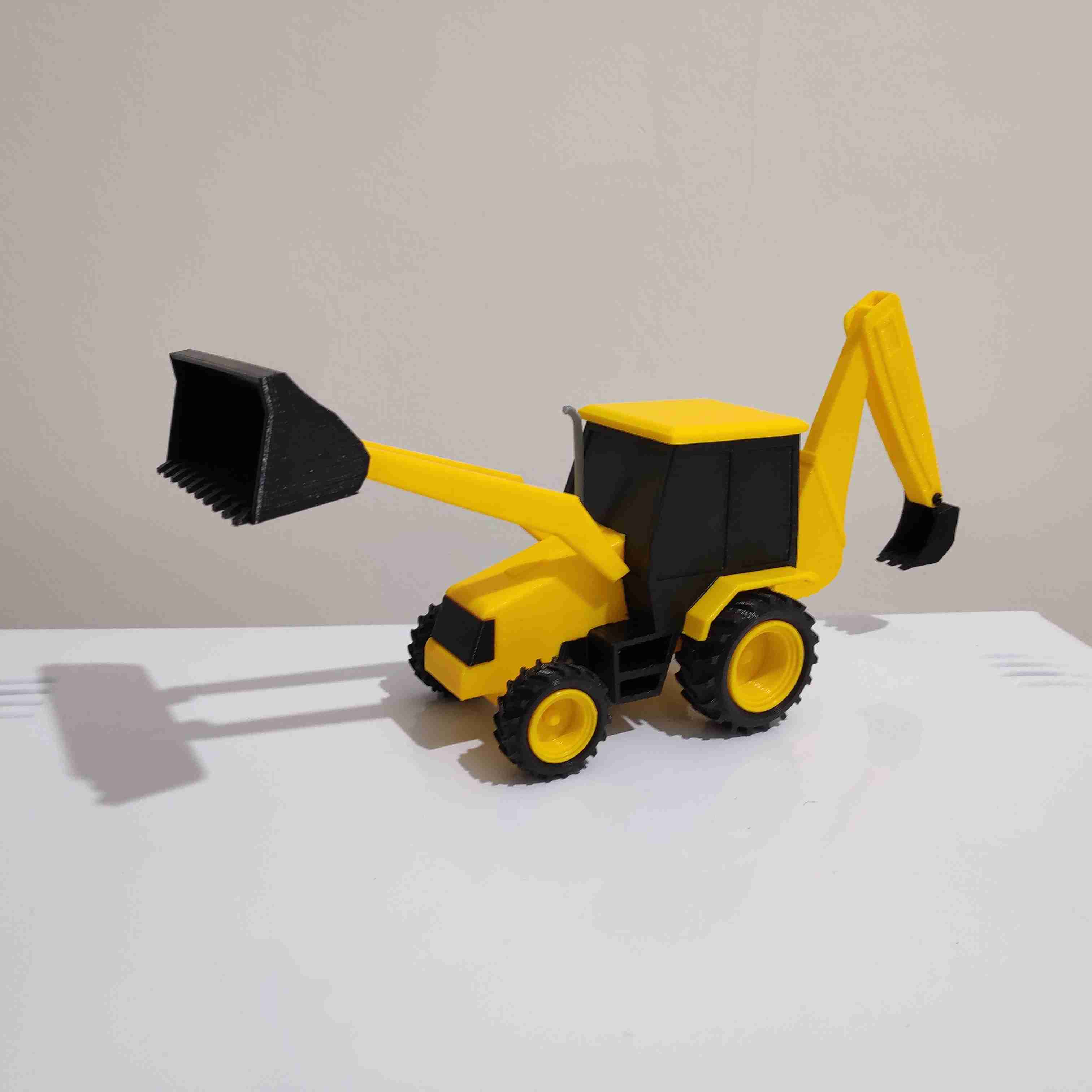 BACKHOE LOADER | 3D models download | Creality Cloud