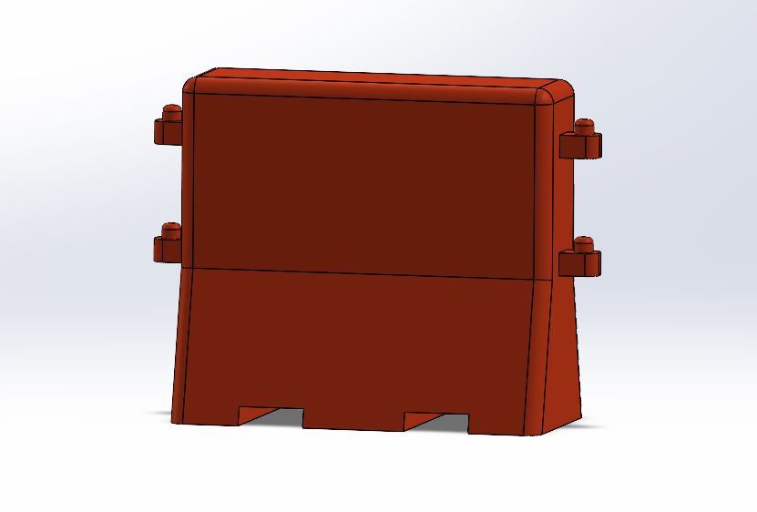 Stackable Water Barrier | 3D models download | Creality Cloud