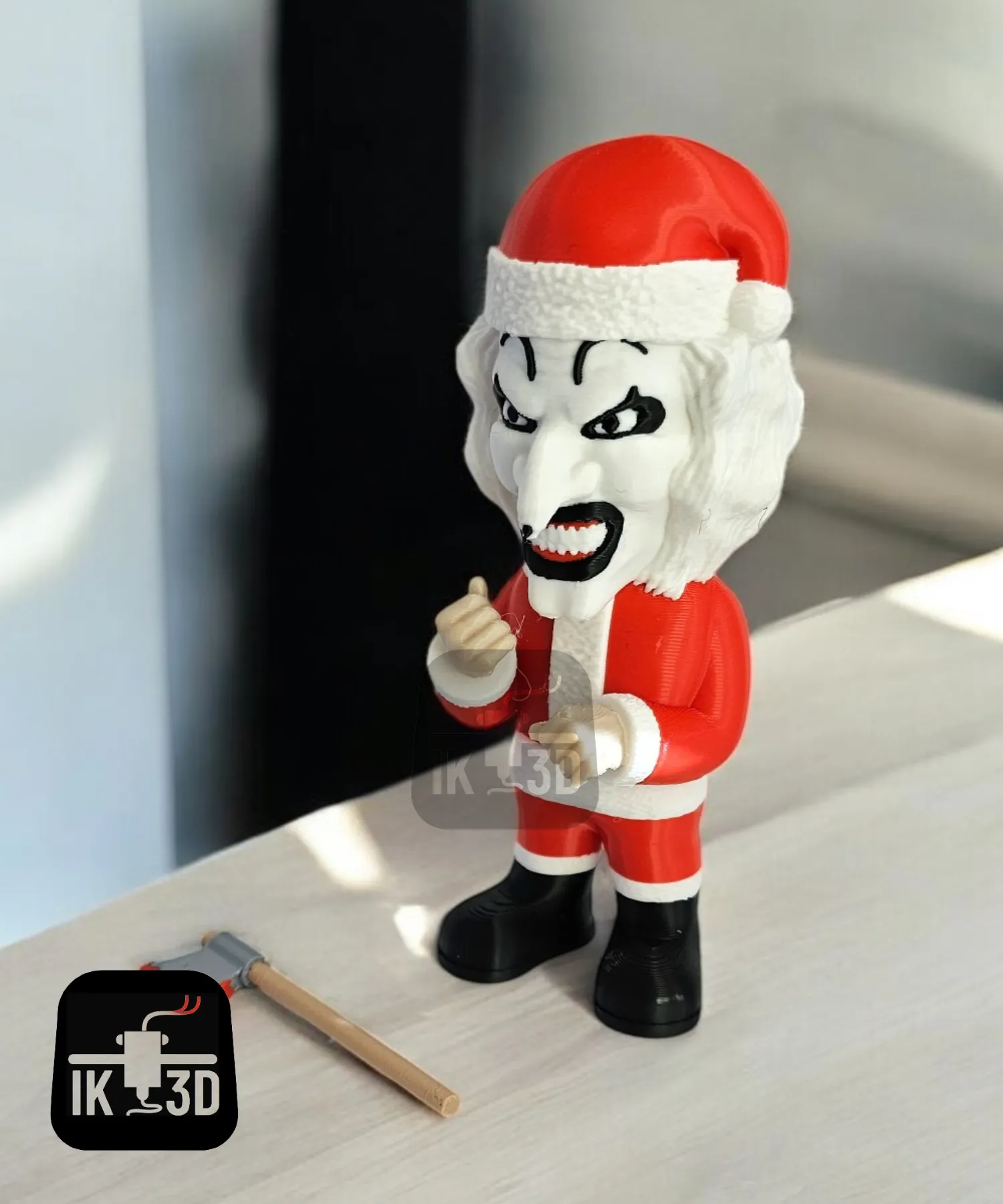 Other STL Download - Art The Clown Santa Claus / Horror Mini / 3MF ...