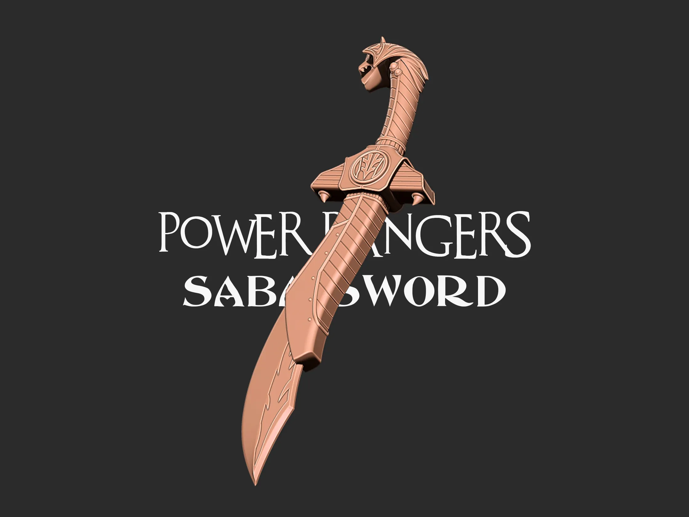 Cosplay STL Download - Power Rangers Saba Sword 3D print modelby Printhub