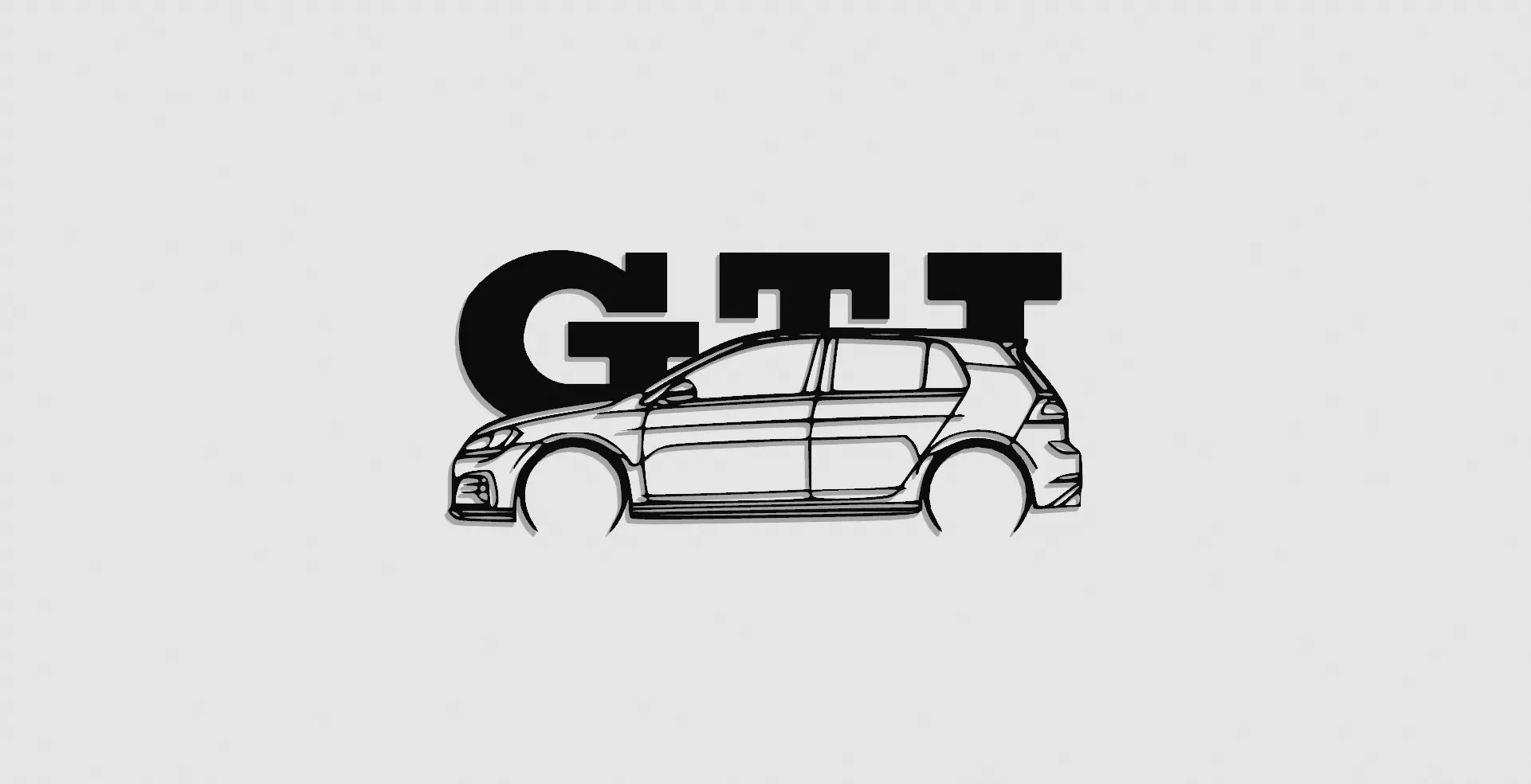 Vehicles & Machinery STL Download - VOLKSWAGEN GOLF 7 GTI WITH GTI ...