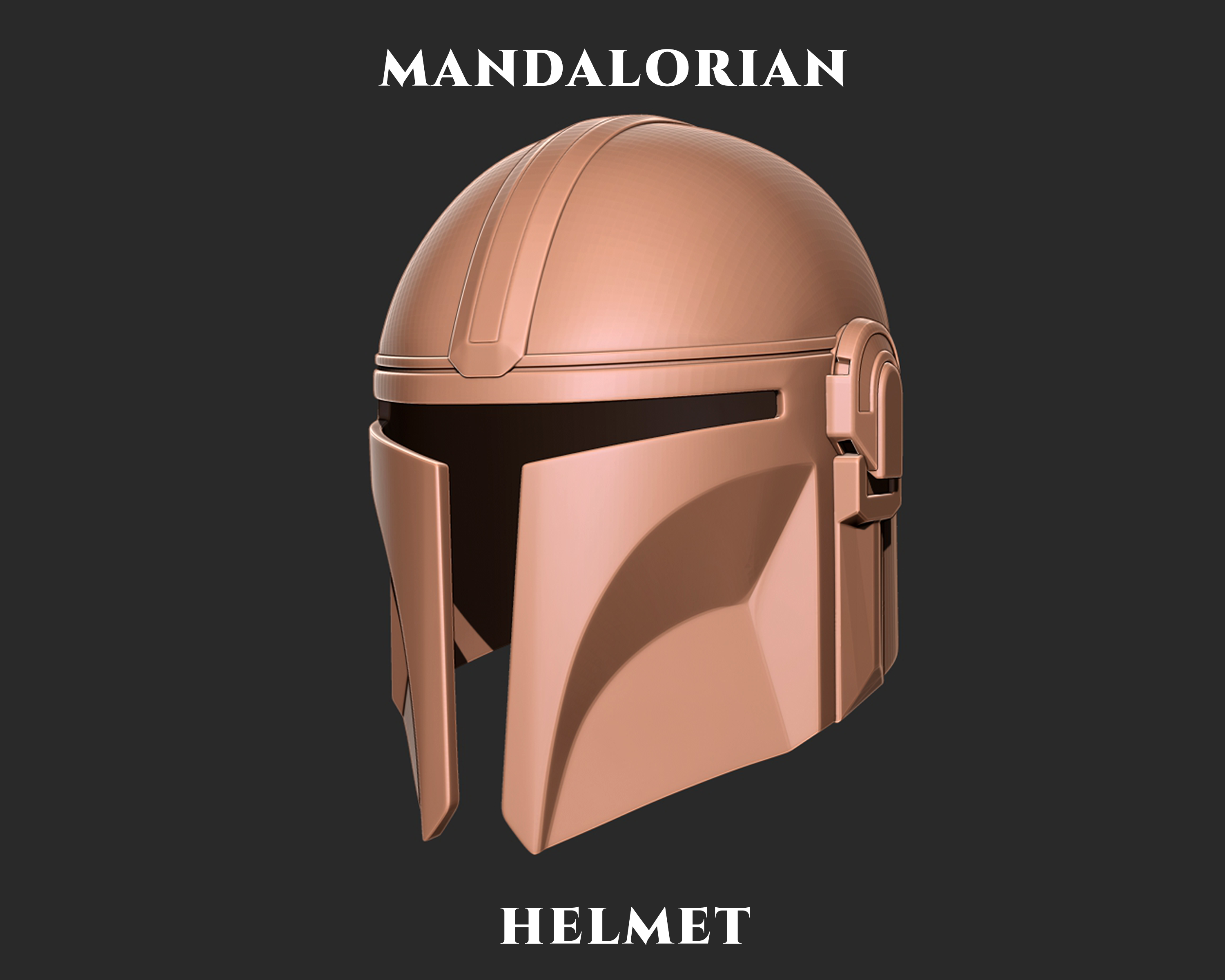 Mandalorian Helmet 3d print model | 3D models download | Creality Cloud