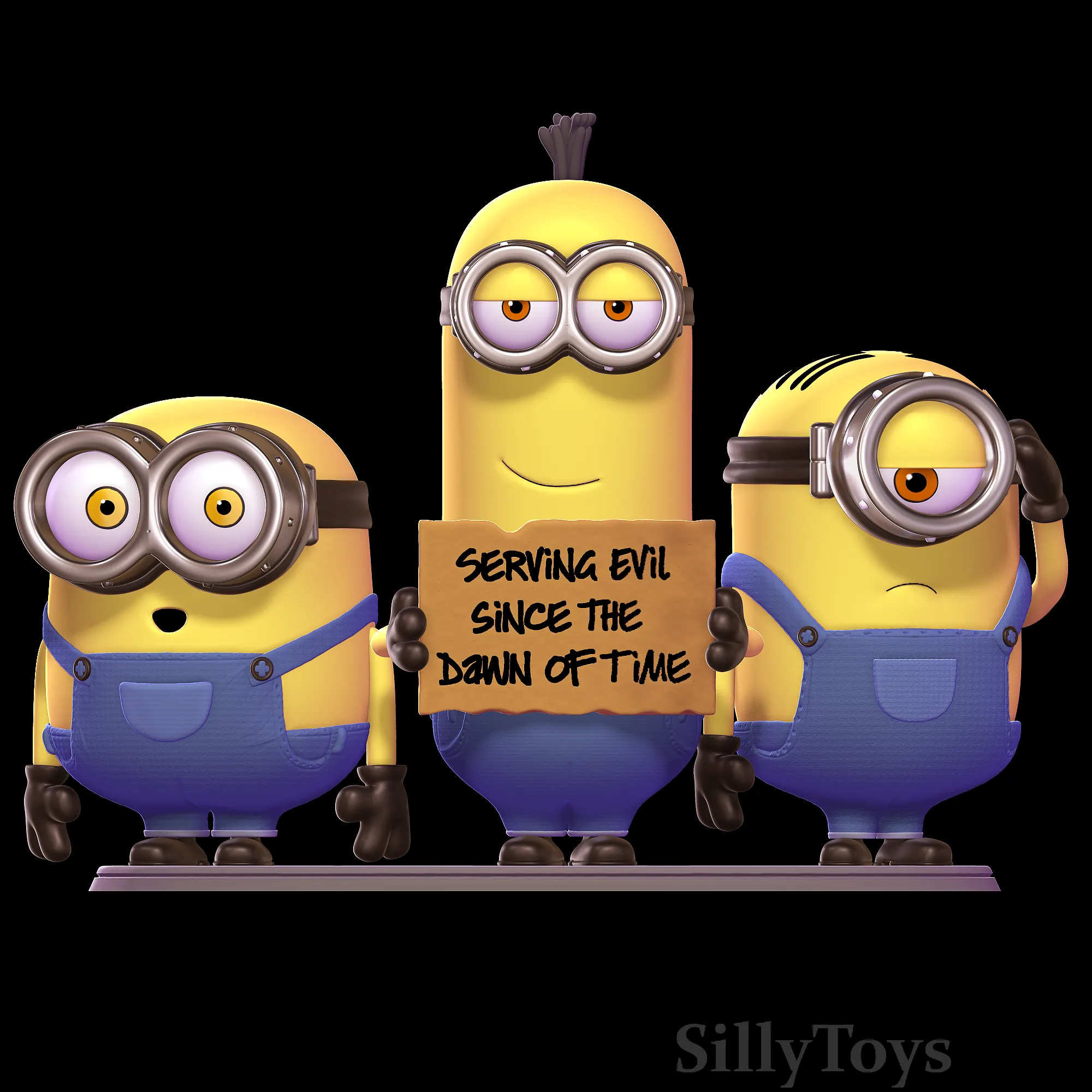 Characters & Creatures STL Download - Minions Dioramaby SillyToys