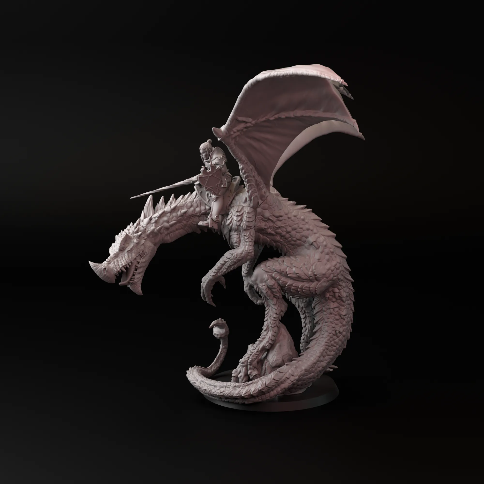 Characters & Creatures STL Download - Lesser Dragonby Crosslances