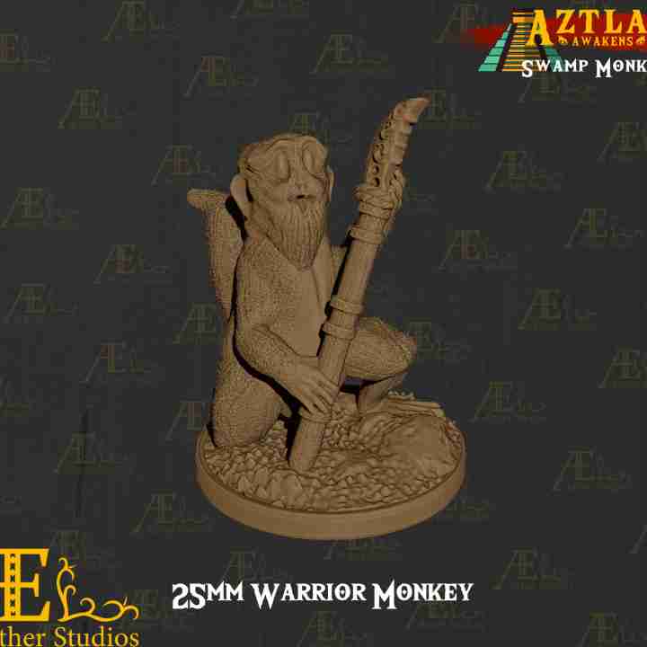 KS2AZM03 - Aztlan Swamp Monkeys | 3D models download | Creality Cloud
