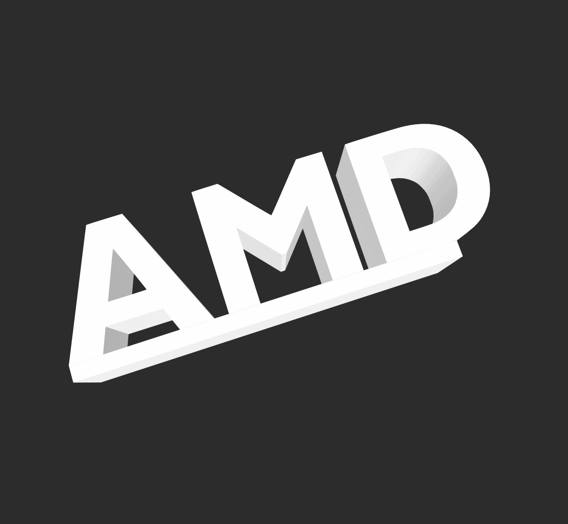AMD Logo | 3D models download | Creality Cloud