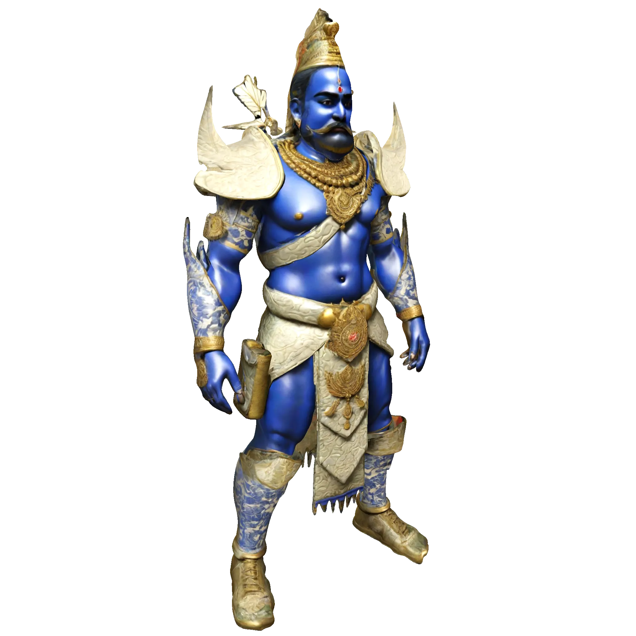 Characters & Creatures STL Download - Blue Mythic Guardianby MR AnyCAD